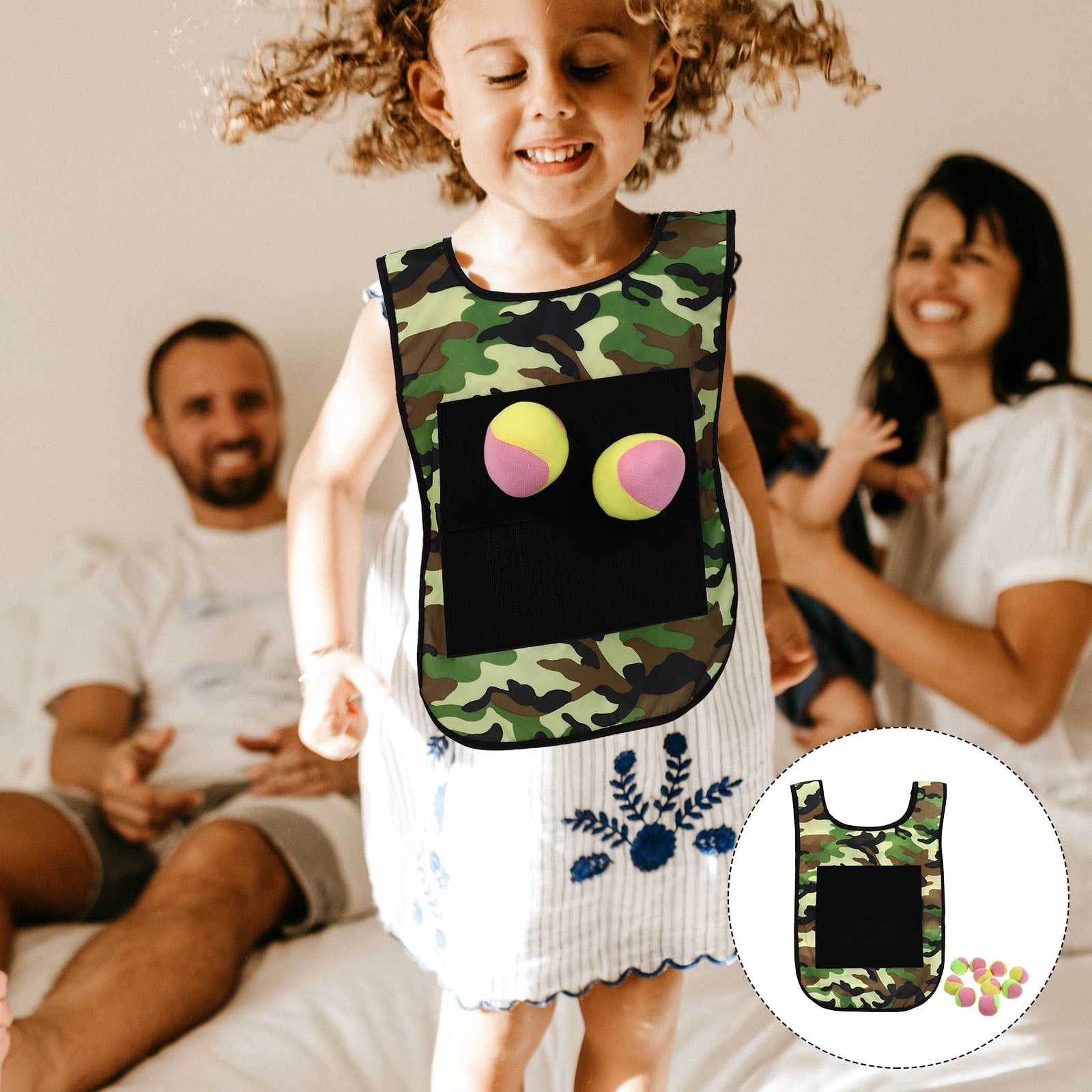 Raindrops Children Sticky Ball Game with Wide Vest Design for Kids ...