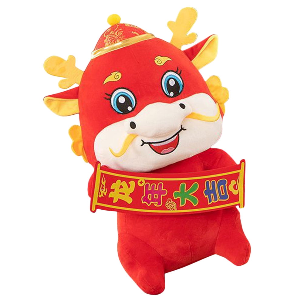 Raindrops Chinese Style Dragon Toy Stuffed Cartoon Dragon Toy Adorable ...