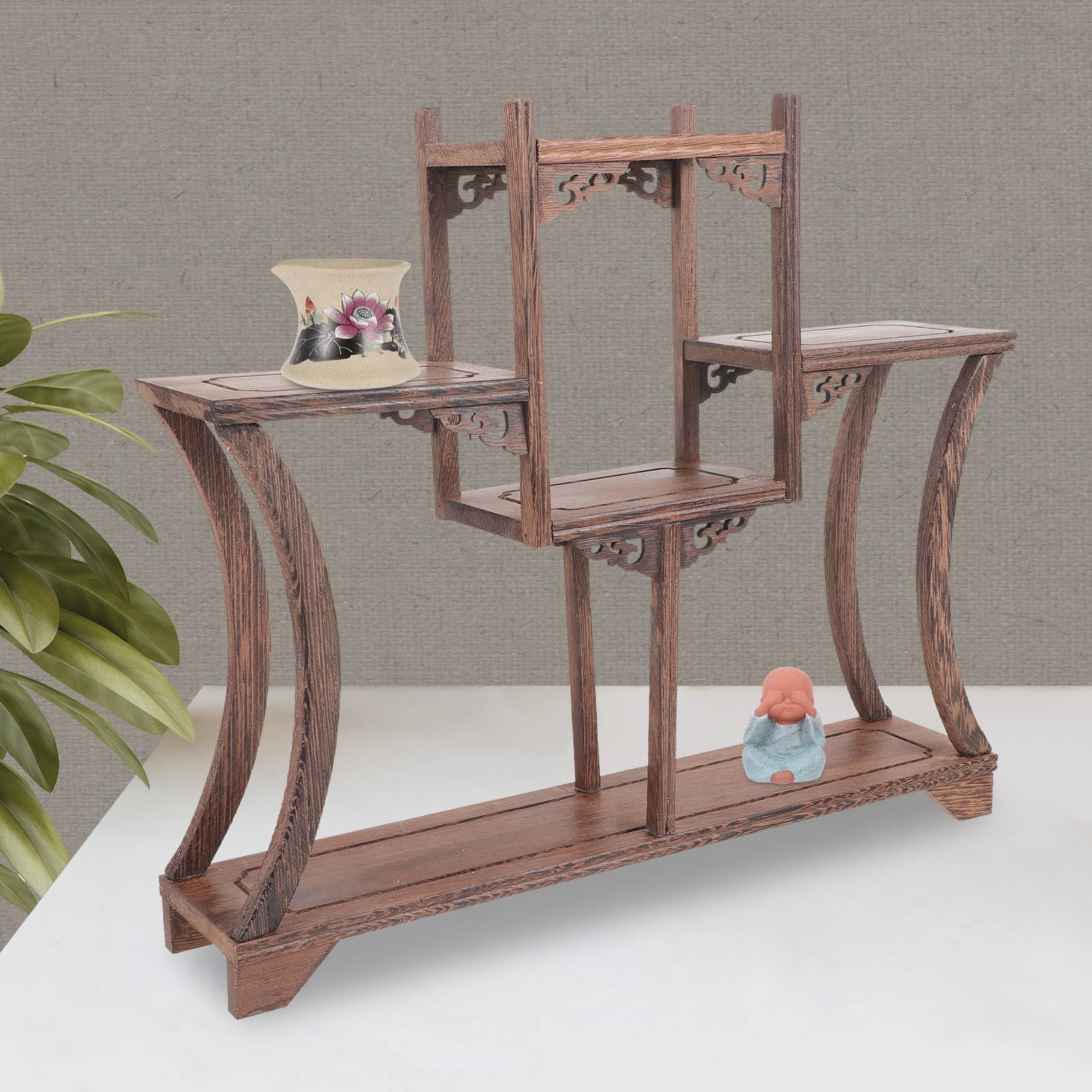 Raindrops Chinese Style Tea Pot Display Excellent Workmanship Stand ...