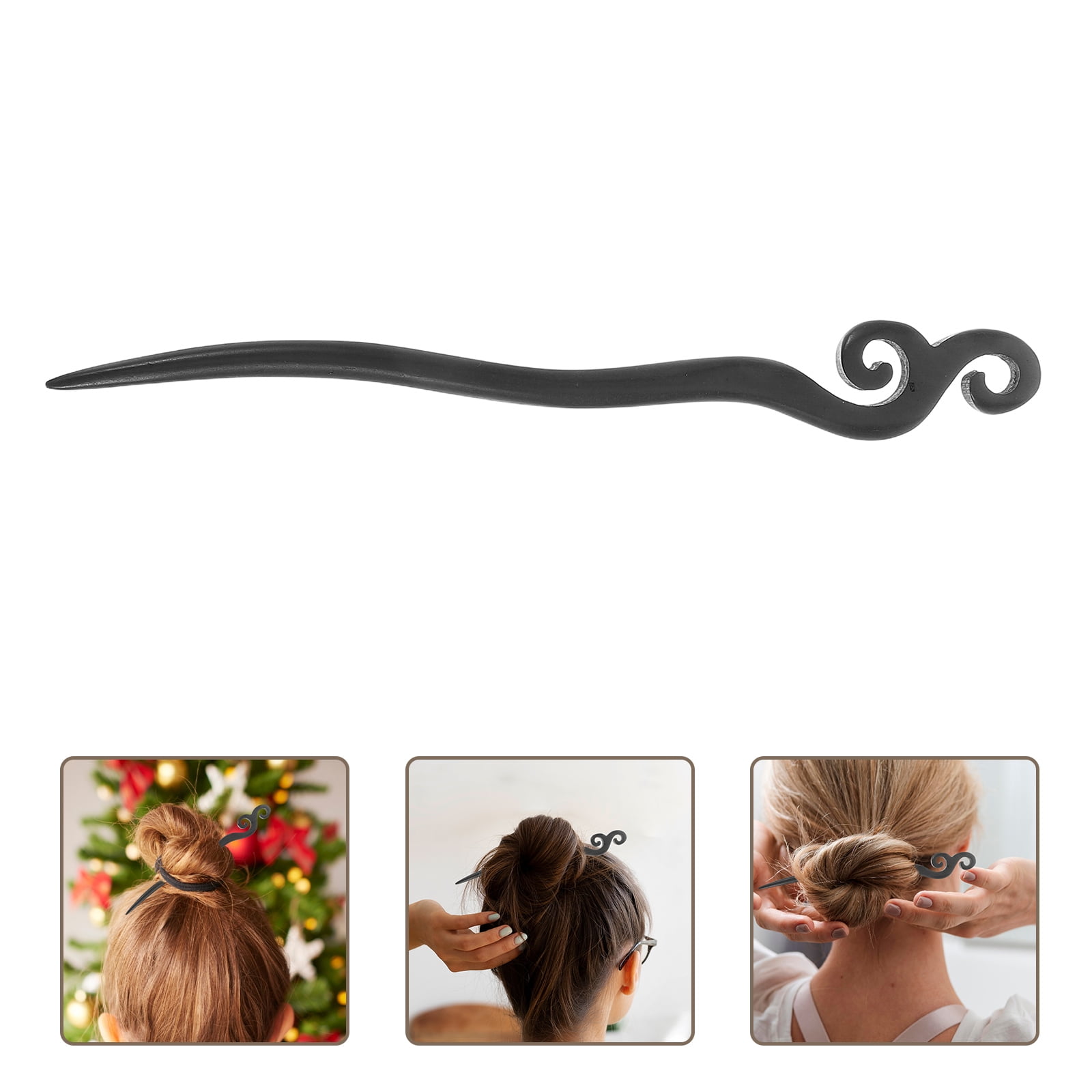 Raindrops Classic Wood Hairpin Chinese Inspired Hair Accessory For ...
