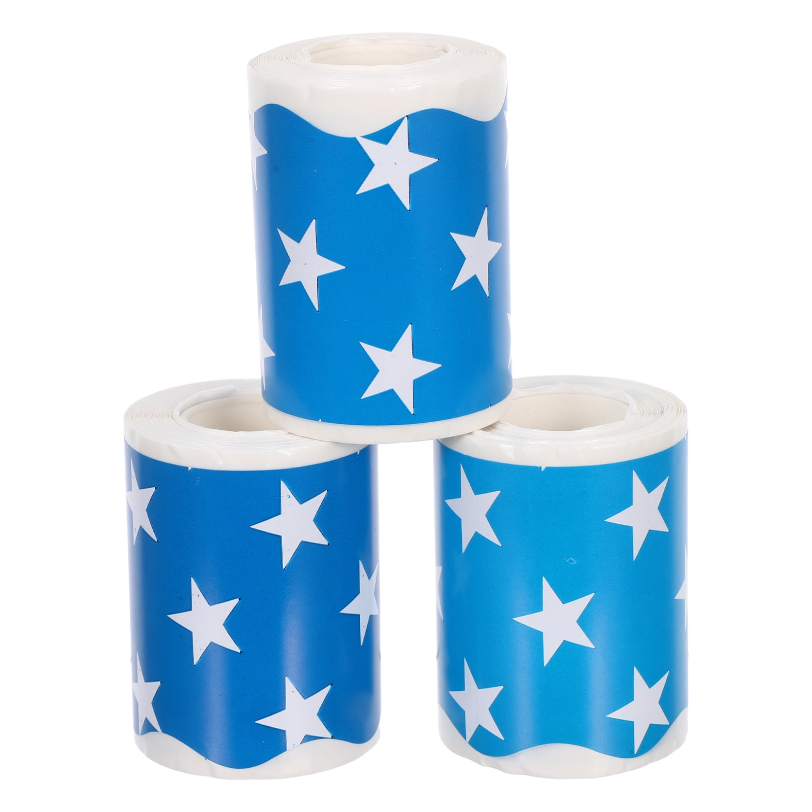 Raindrops Blue Star Bulletin Board Border Trim Self Adhesive Classroom ...