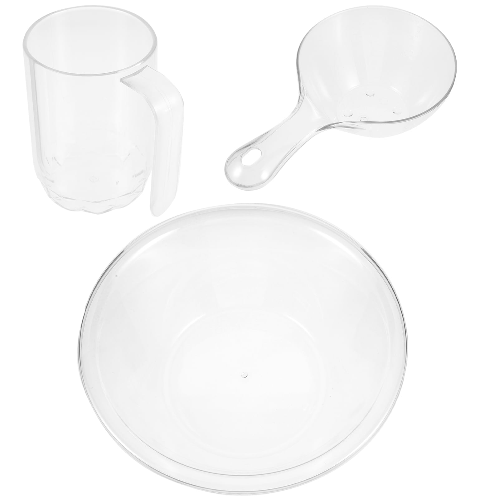 Raindrops Face Wash Bowl Transparent For Salon Professionals 1 Set 12 ...