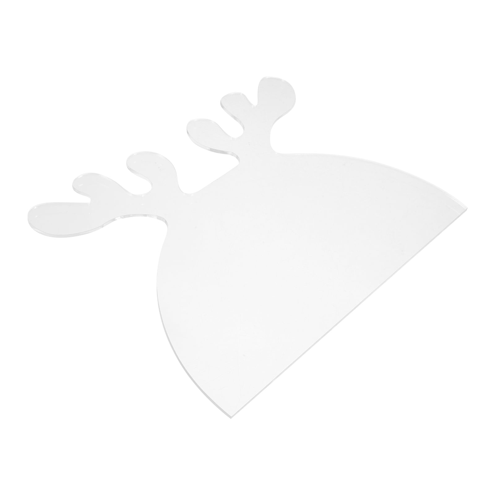 Raindrops Clear Acrylic Charcuterie Board Handle Router Template ...