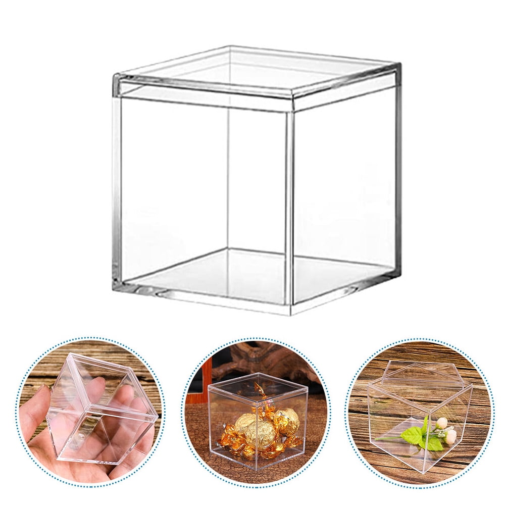 Raindrops Clear Acrylic Gift Boxes with Lid for Storage Transparent ...