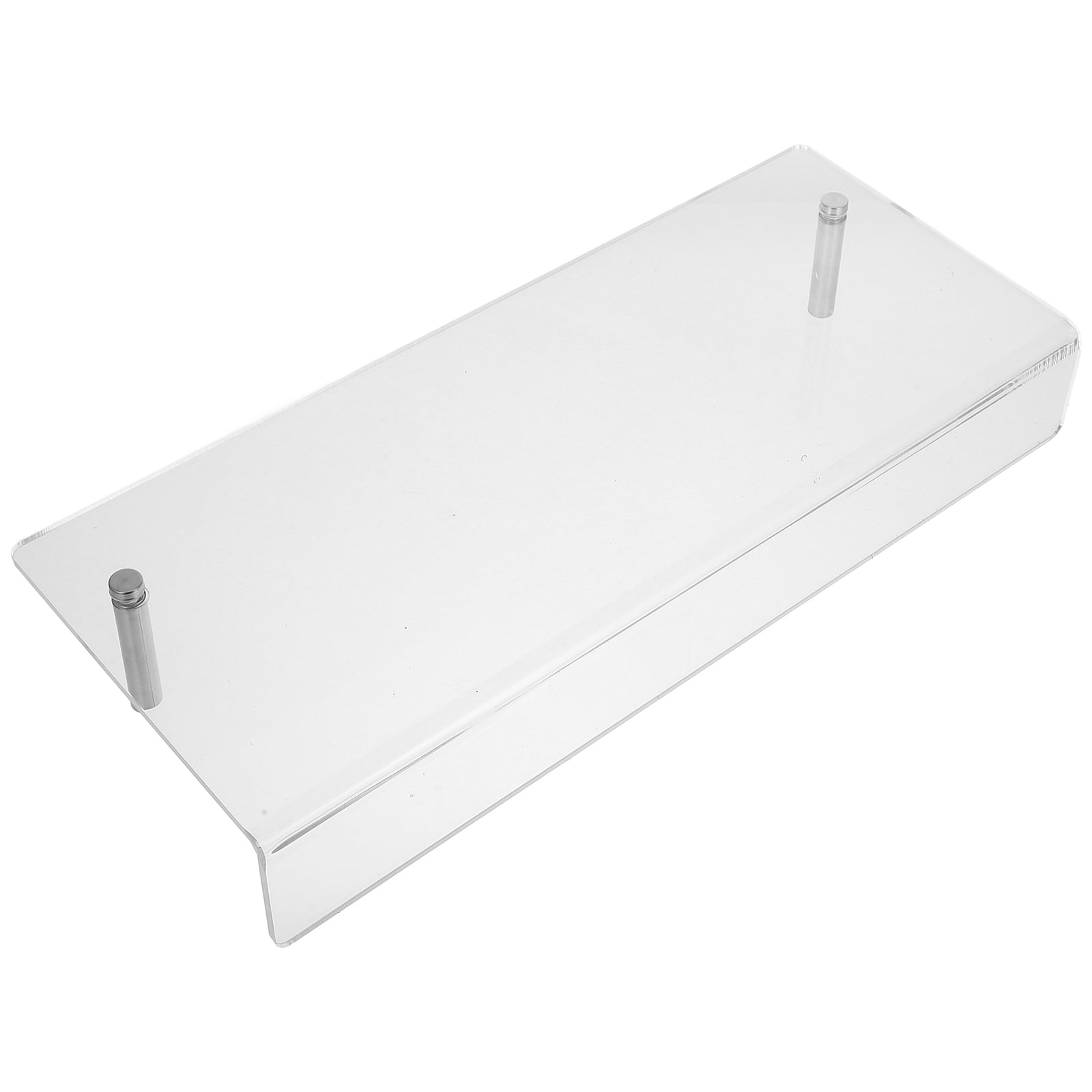 Raindrops Clear Floating Shelf No Punching Wall Mounted Book Storage ...