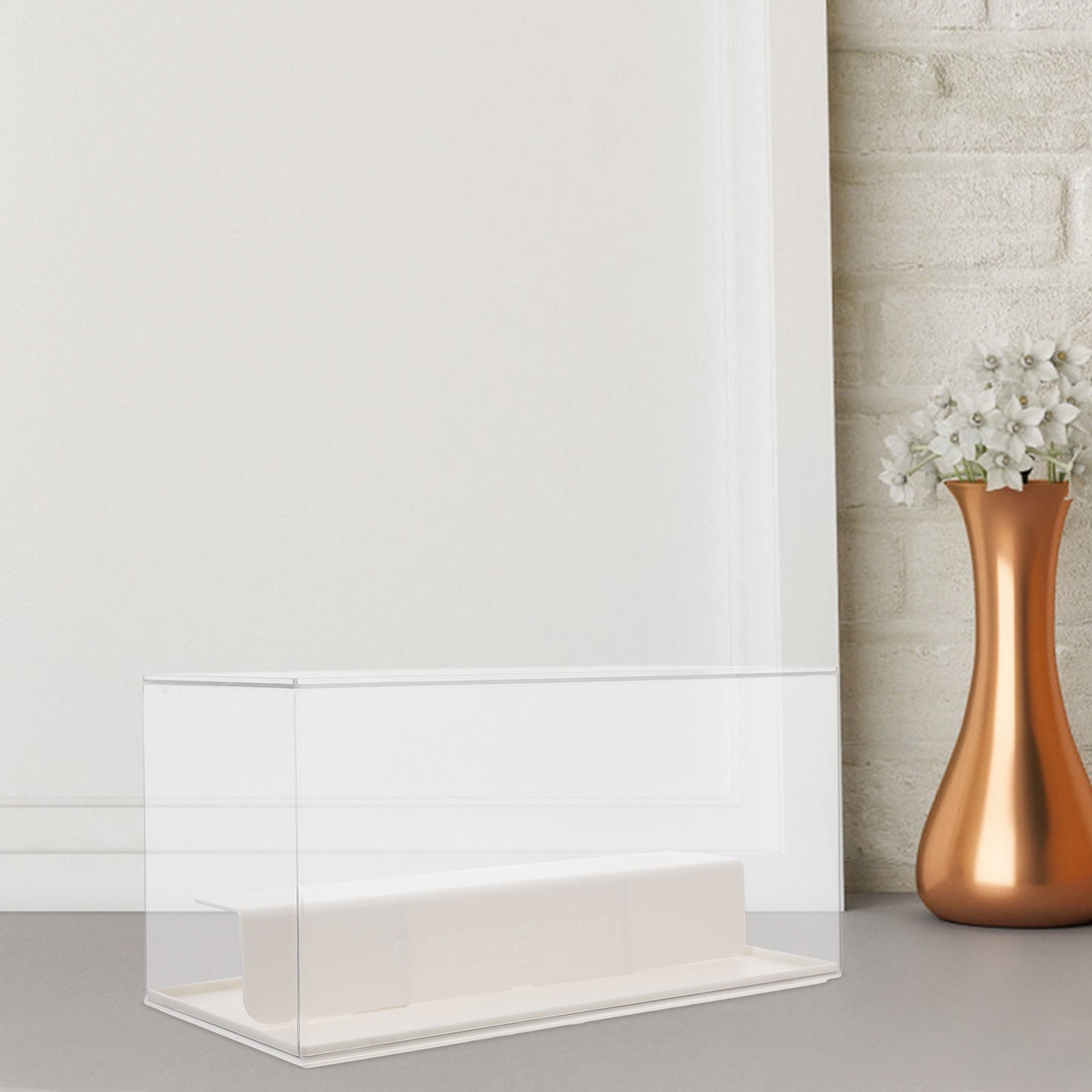 Raindrops Clear Layered Display Case Box Miniature Figurines Display ...