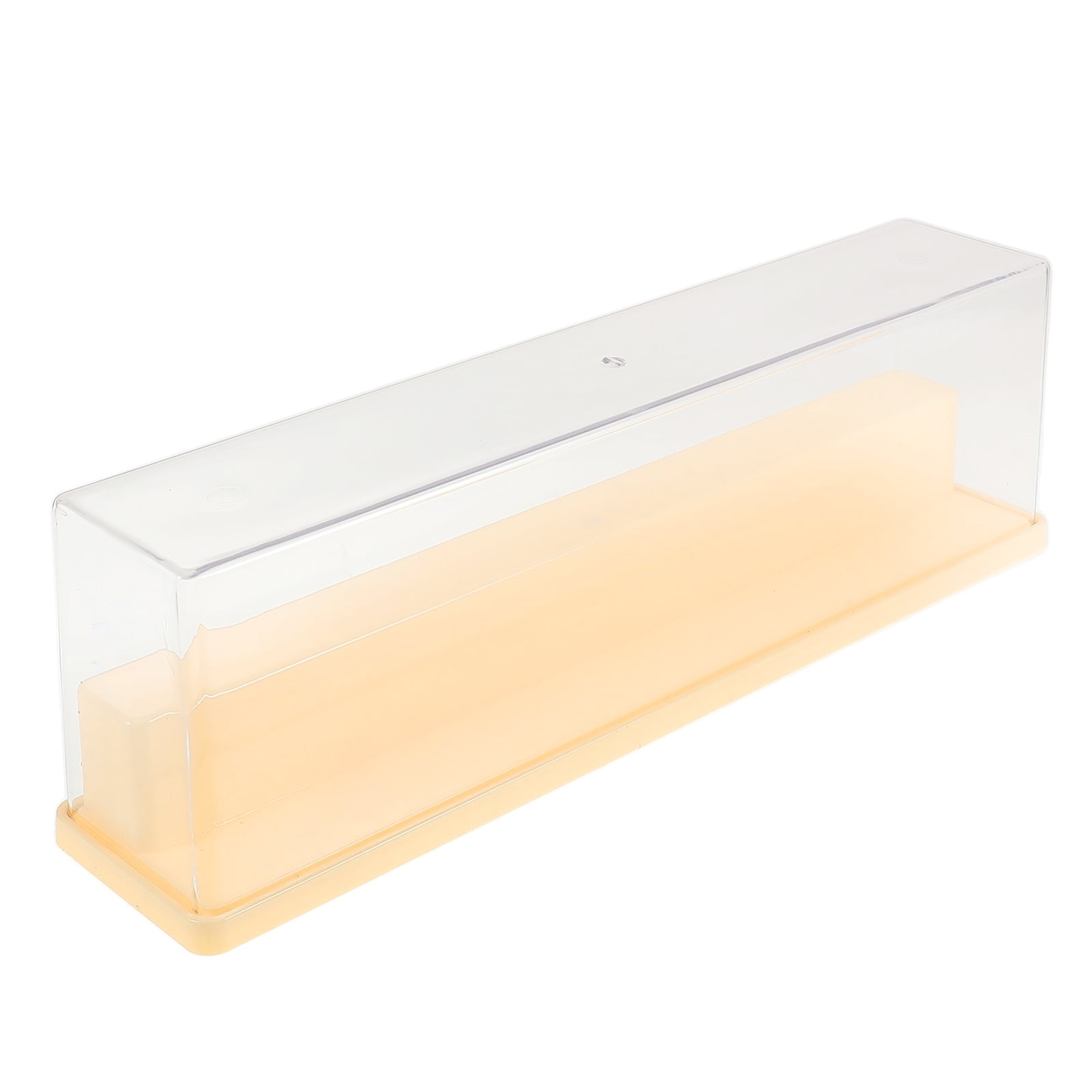 Raindrops Clear Plastic Display Box With Lid Tabletop Storage Organizer ...