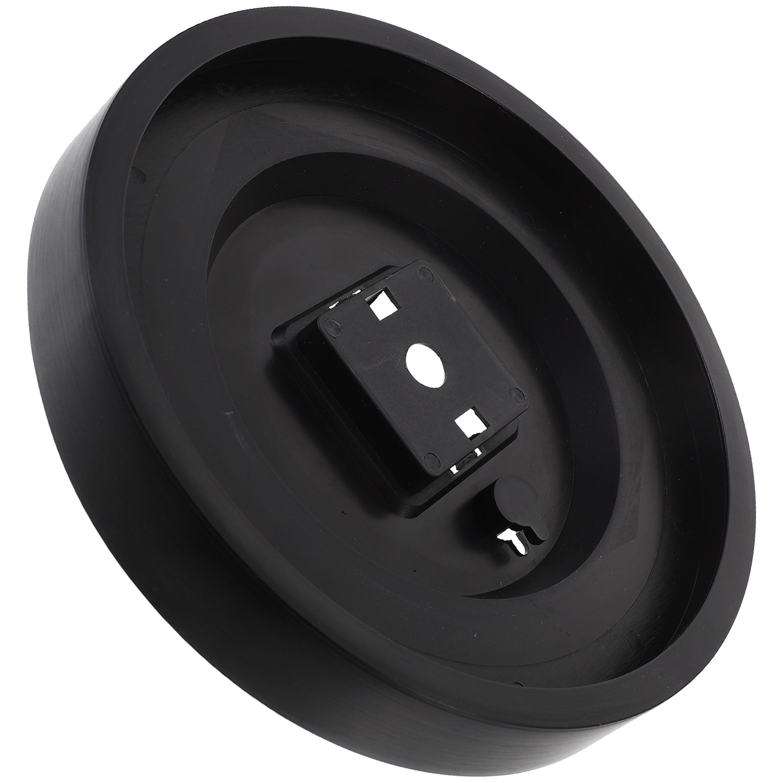 Raindrops Clock Back Panel 9.82X9.82X1.38In Black Simple Style Plastic ...