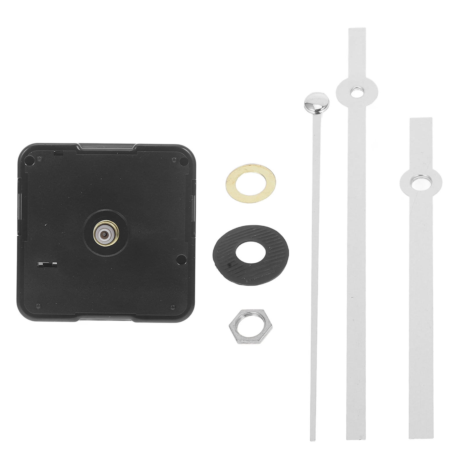 Raindrops Clock Movement Simple Rustic Mechanism Kit Quartz Parts Silver - Walmart.com