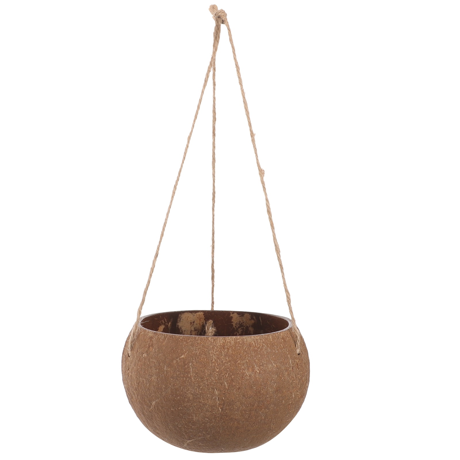 Raindrops Coconut Shell Plant Pot Hanging Outdoor Flowerpot - Walmart.com