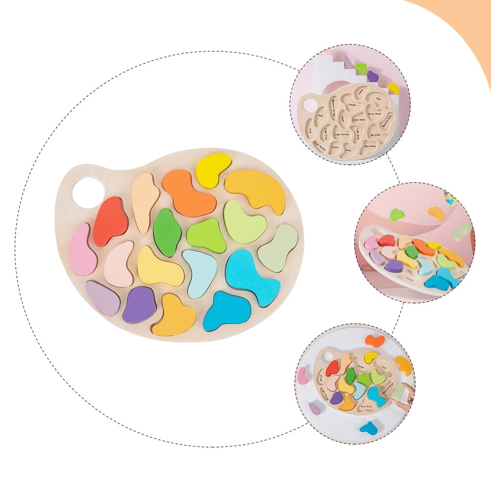 Raindrops Color Matching Puzzle Toy for Kids Made of Synthetic Material ...