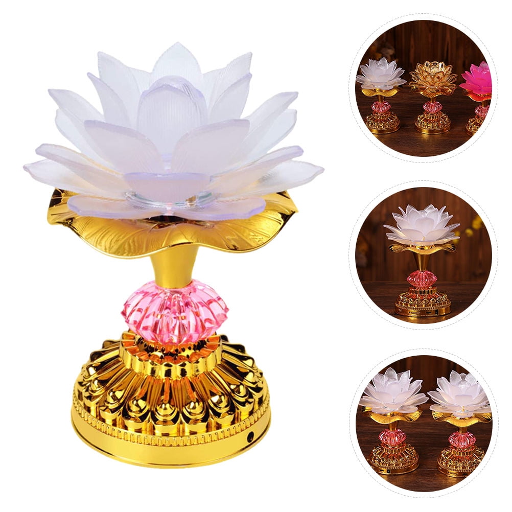 Raindrops Colorful Lotus Decoration Shaped Decorations White - Walmart.com