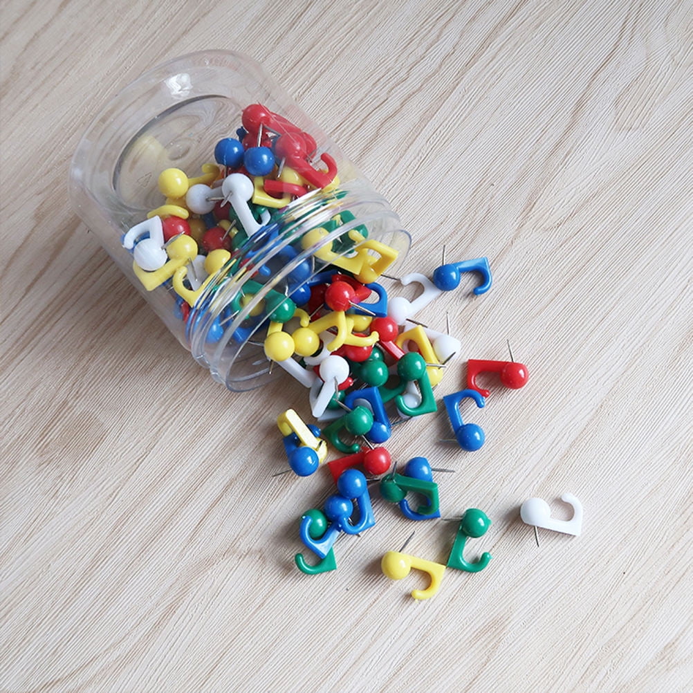 Raindrops Colorful Map Tacks for Home and Office Use Plastic Push Pins ...