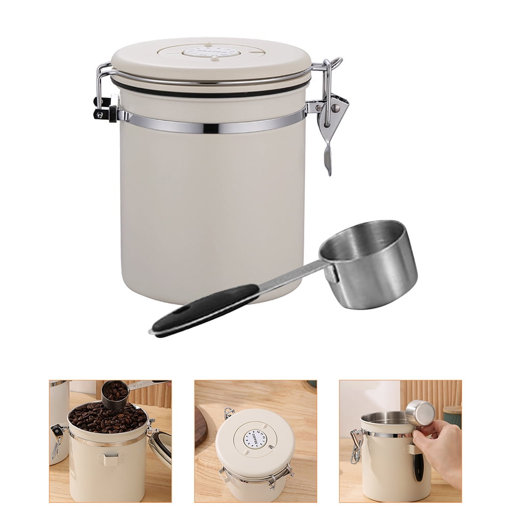 Raindrops Container Stainless Steel Airtight Tank Tea Canister ...