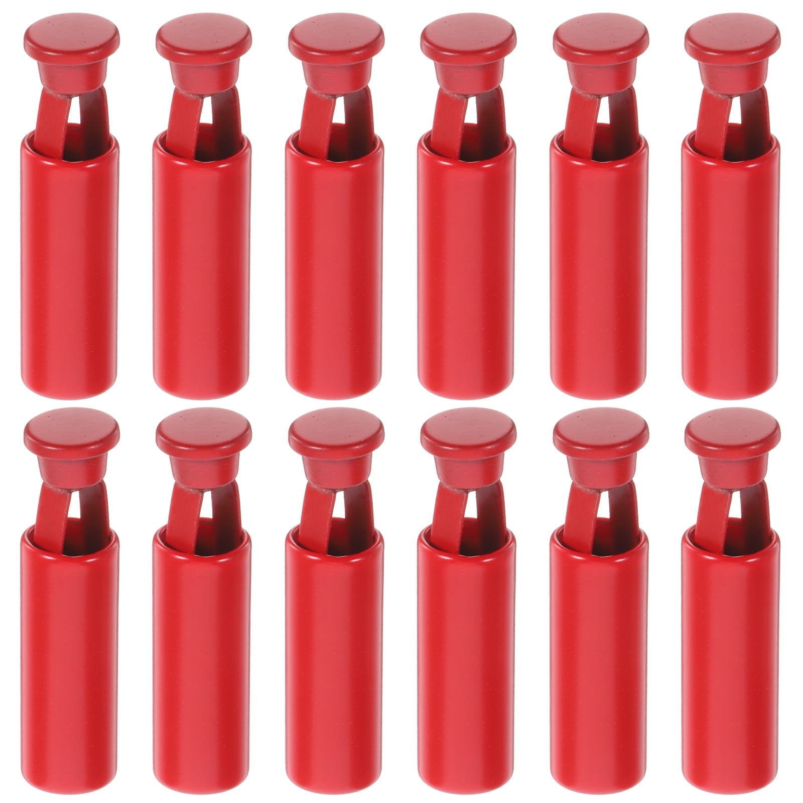 Raindrops Cord Locks Drawstring End Caps for Clothes in Red Zinc Alloy ...