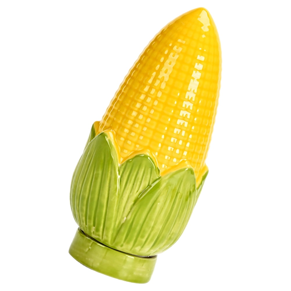 Raindrops Corn Shaped Jar Coffee Container Tea Jar Elegant Ceramic ...