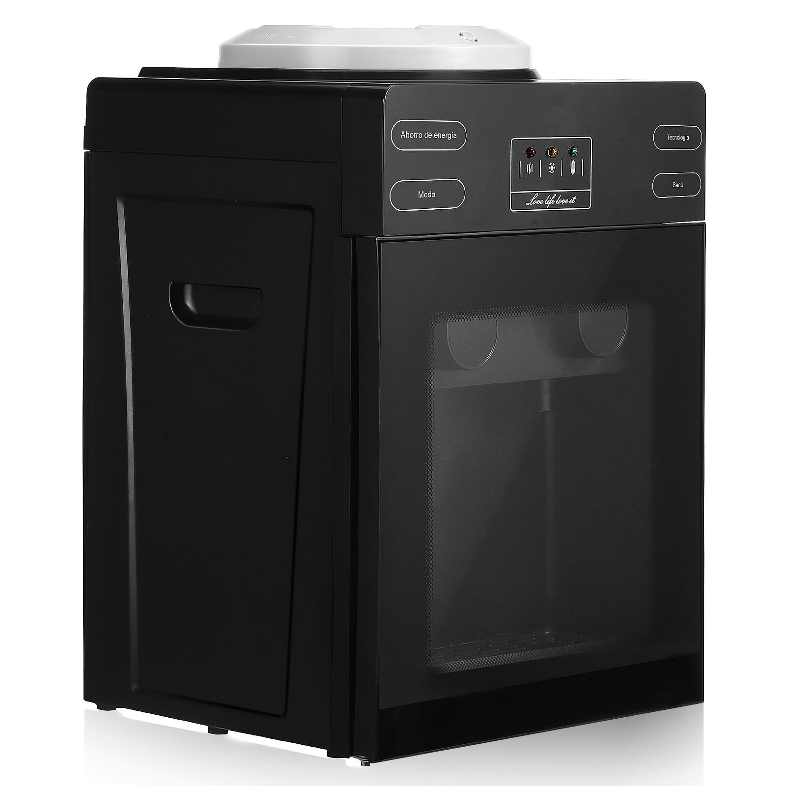 Raindrops Countertop Hot Water Dispenser Black Plastic Universal Bottle ...