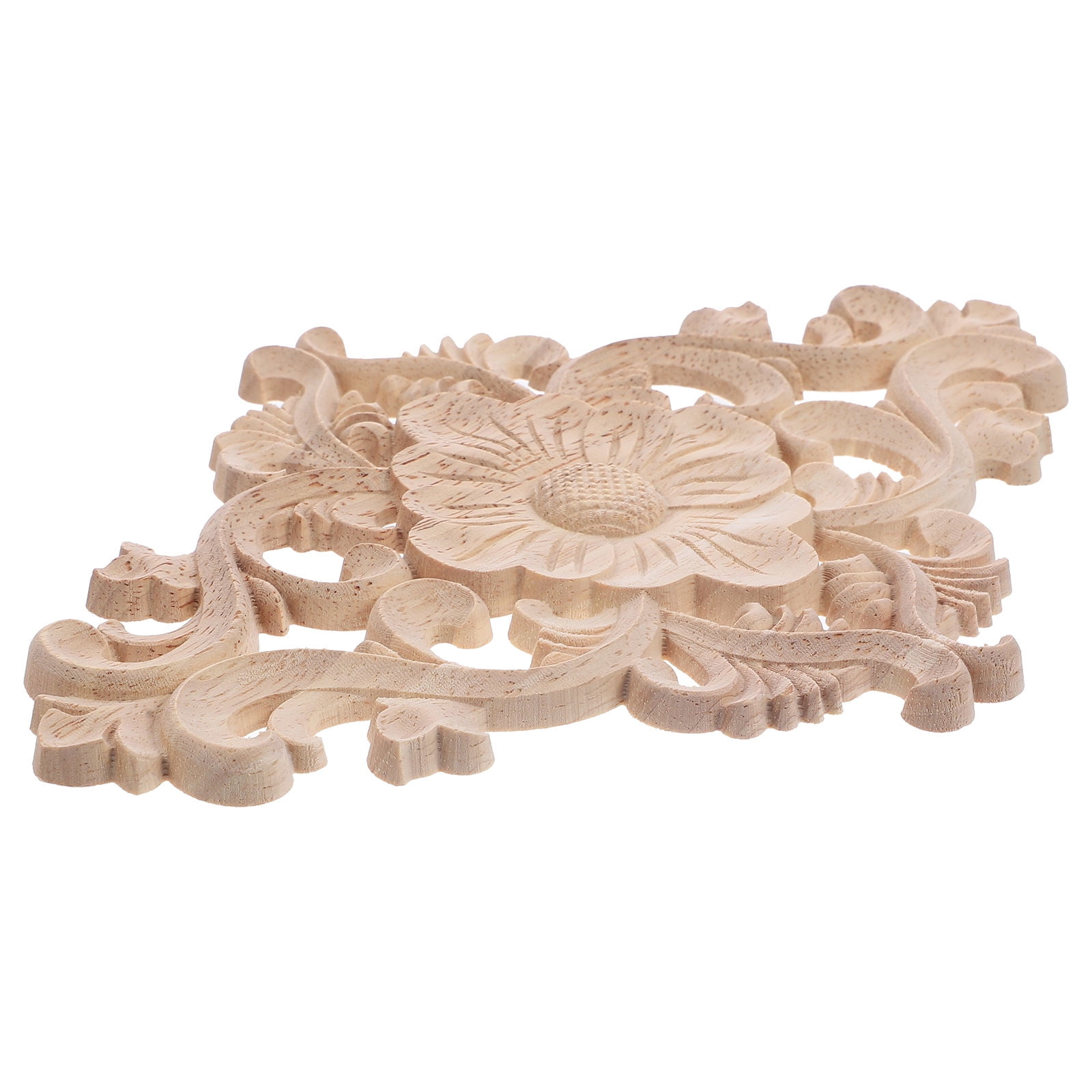 Raindrops Creative Carve Design Wood Onlay Applique for Walls Doors ...