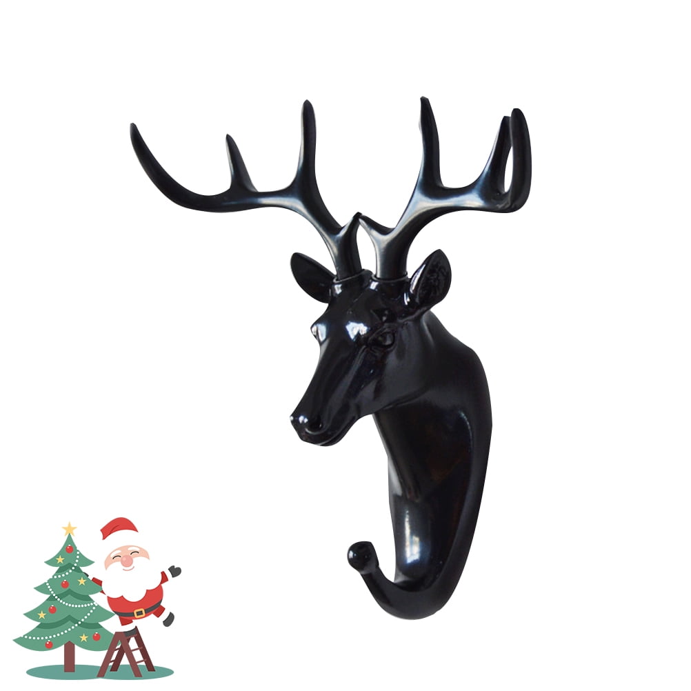 Raindrops Creative Deer Hook Hanger Animals Retro Hook Wall Decorative ...