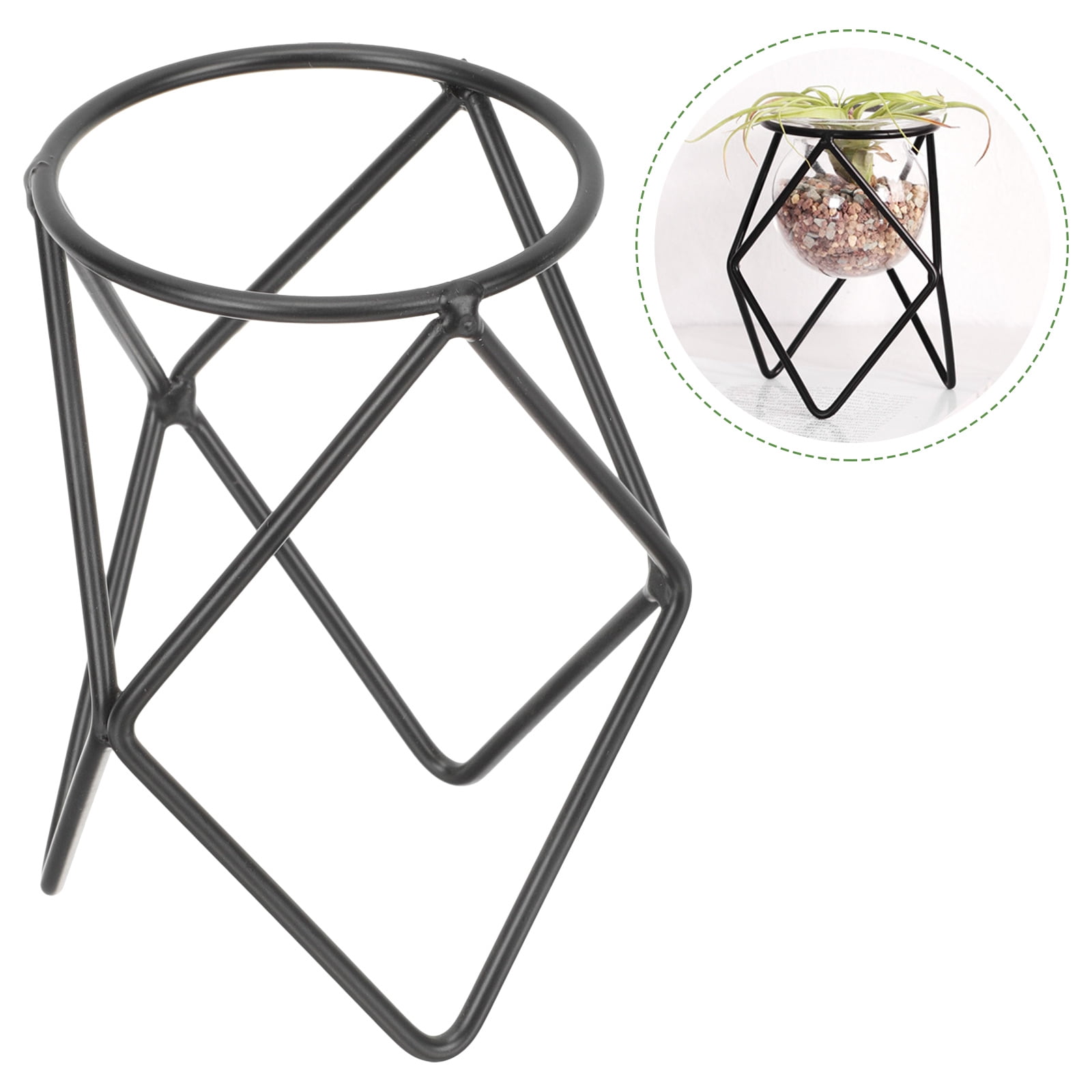 Raindrops Crystal Ball Display Stand Glass Vase Decor Gazing Stands ...