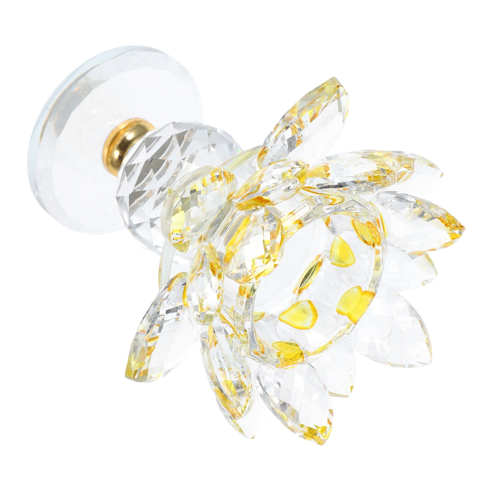 Raindrops Crystal Lotus Flower Tea Light Holder for Wedding Decoration ...