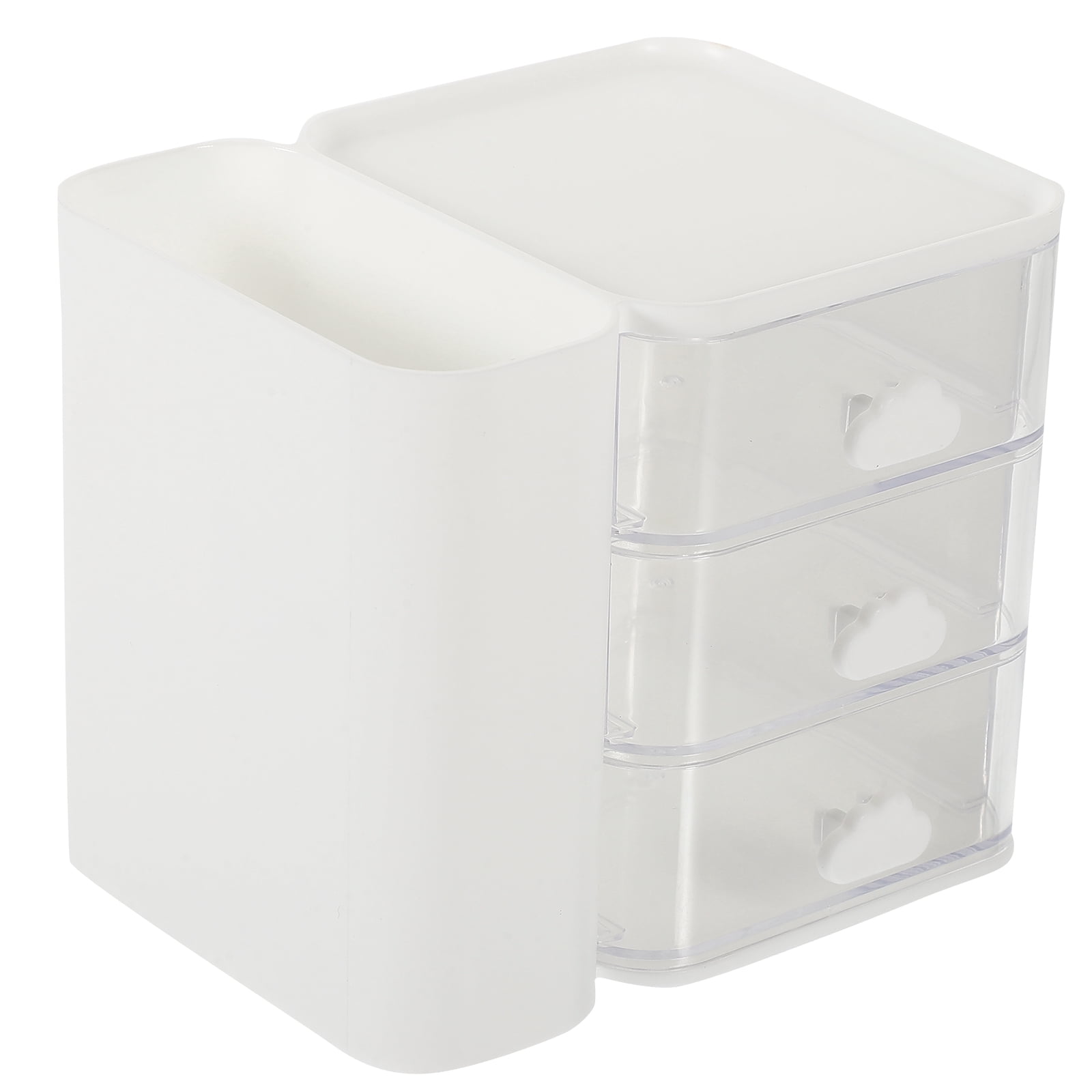 Raindrops Cube Storage Organizer Cabinet Transparent Plastic Desk Box ...