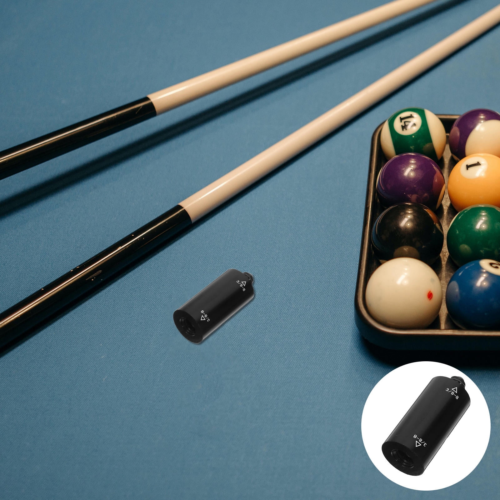 Raindrops Billiard Cue Extension Aluminum for Stability and Precision ...