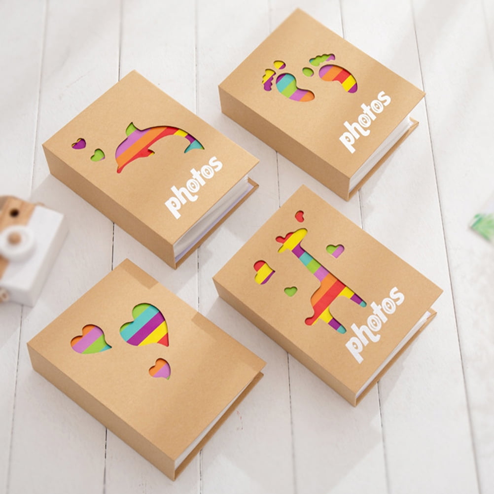 Raindrops Cute Baby Photo Album for Storing Memories with Side Pocket ...