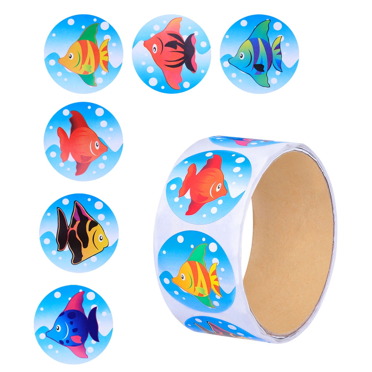 Raindrops Cute DIY Tropical Fish Stickers Imaginative Stickers ...