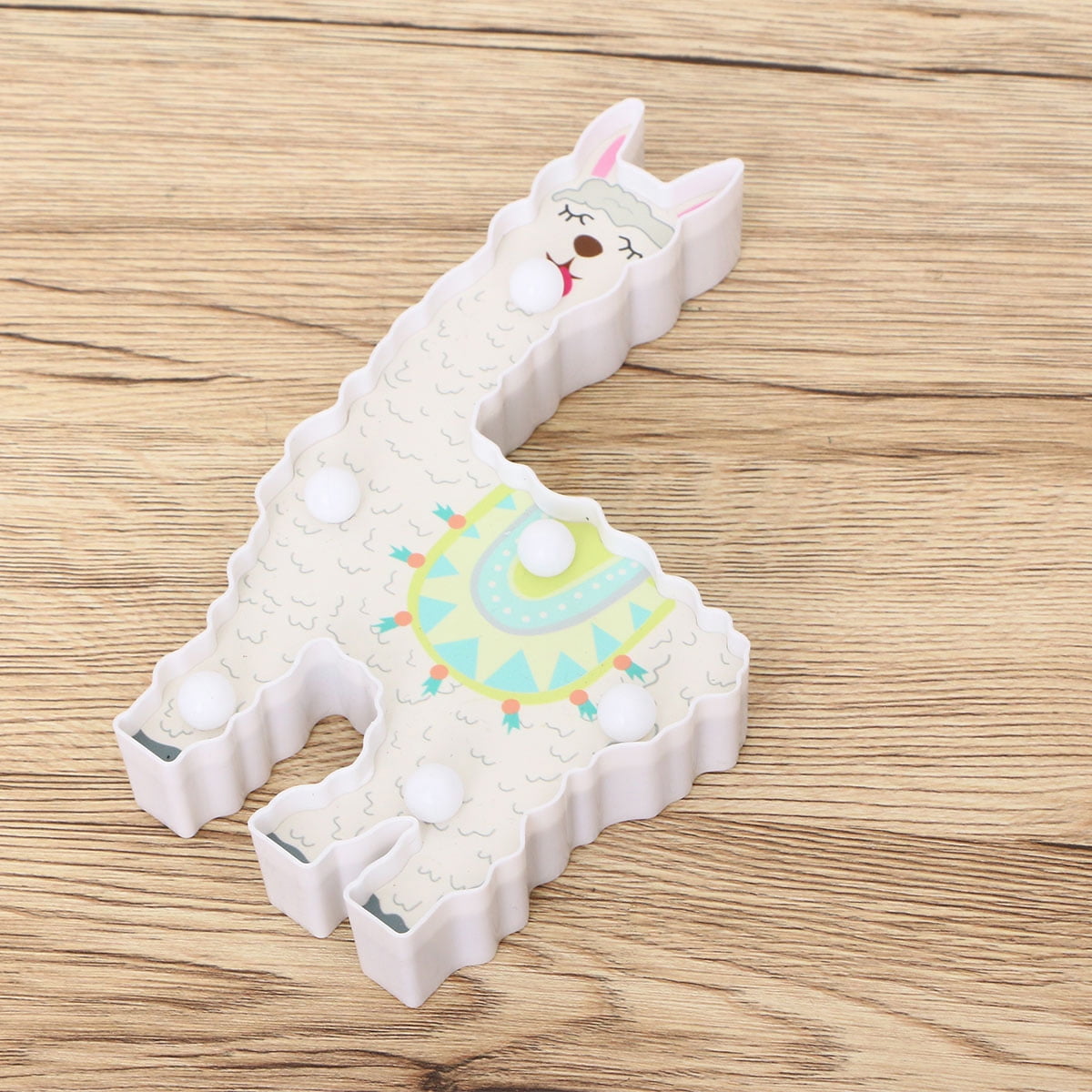 Raindrops Cute LED Night Light Cartoon Desk Lamp Made of PP White Color ...