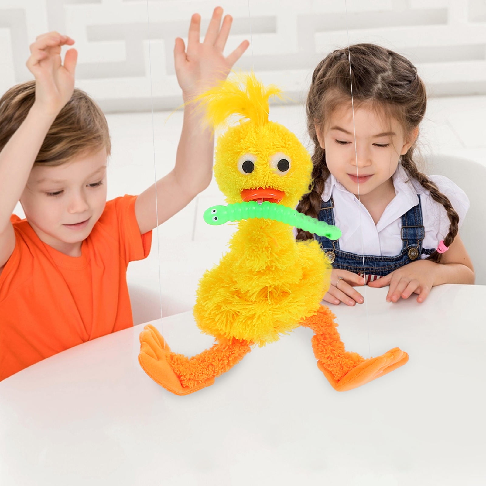 Raindrops Cute Adorable Plush Duck Puppet Soft and Cuddly for Home ...