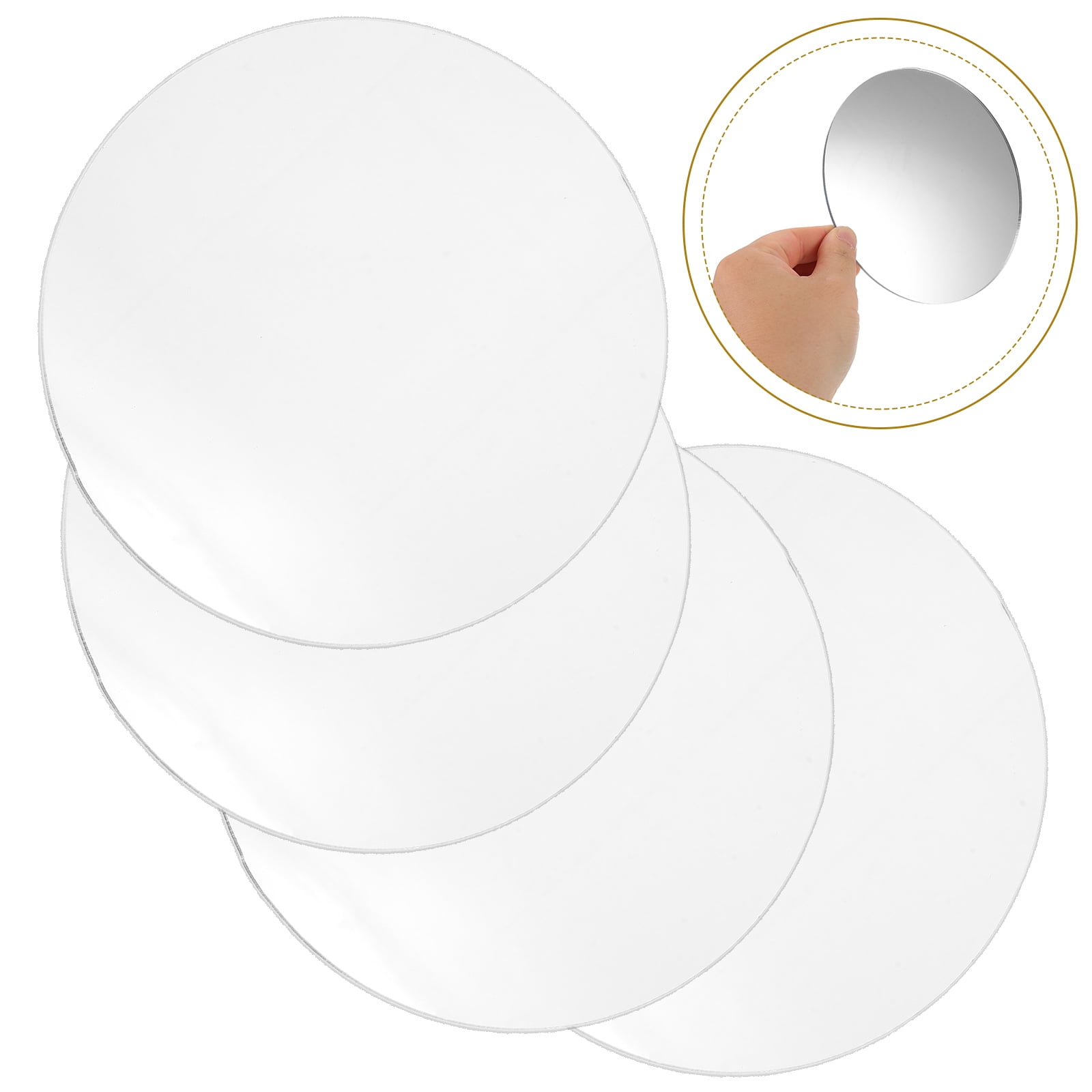 Raindrops DIY Acrylic Mirror Sheets for Crafts with Silver Color ...