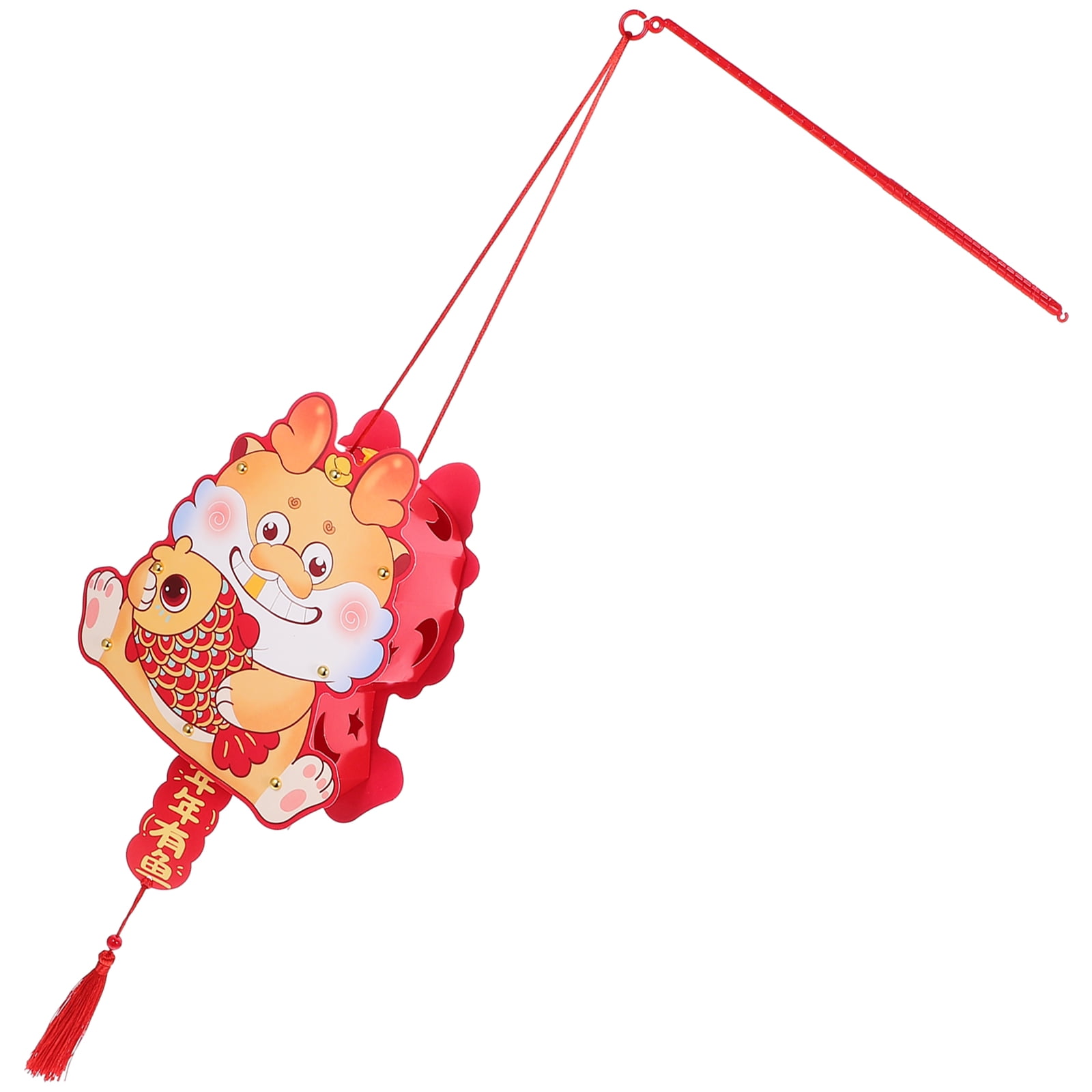 Raindrops DIY Dragon Lantern for Kids Playing Red Plastic Celebration ...