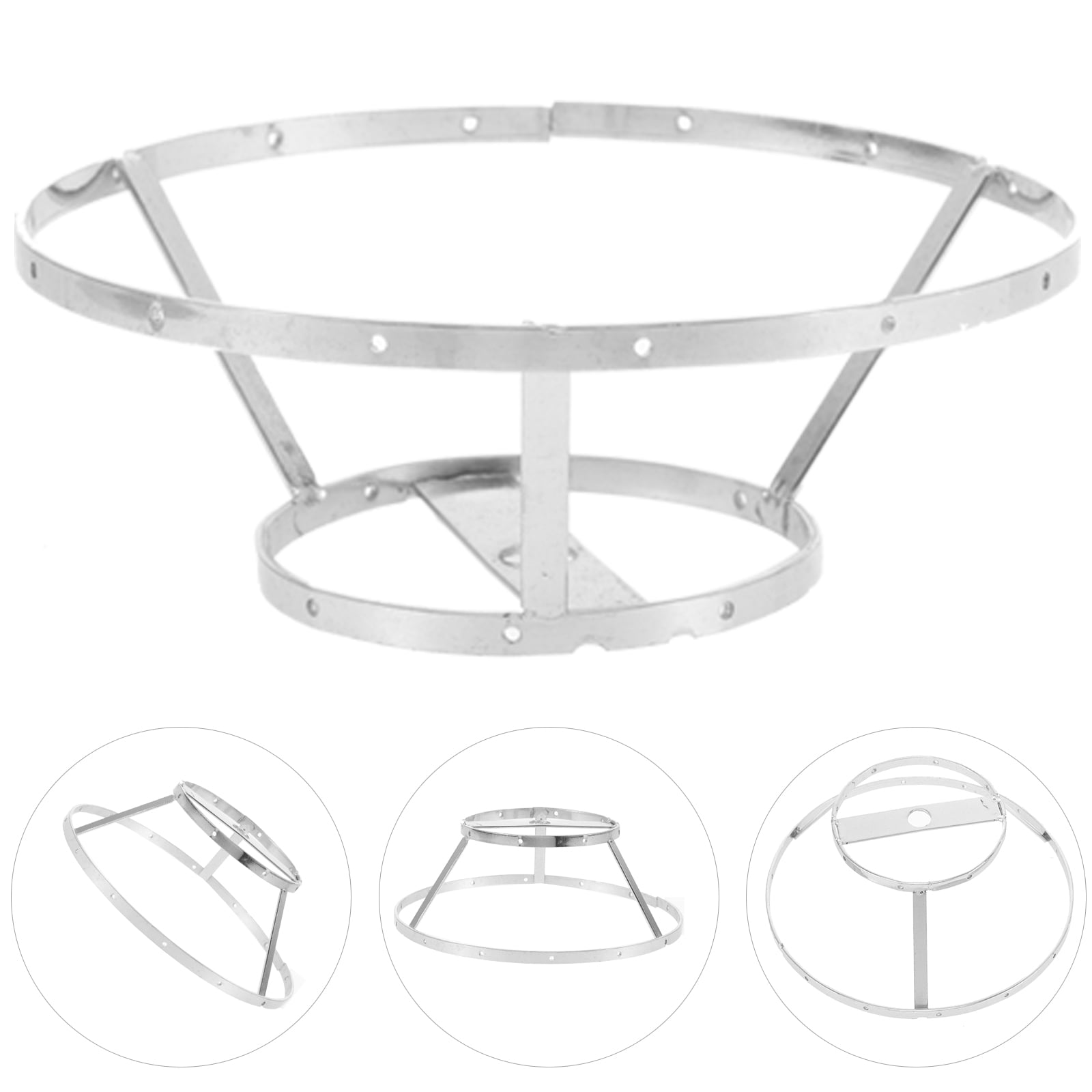 Raindrops DIY Lampshade Frame Wire Lamp Shade Frame Desk Lamp Cage DIY ...