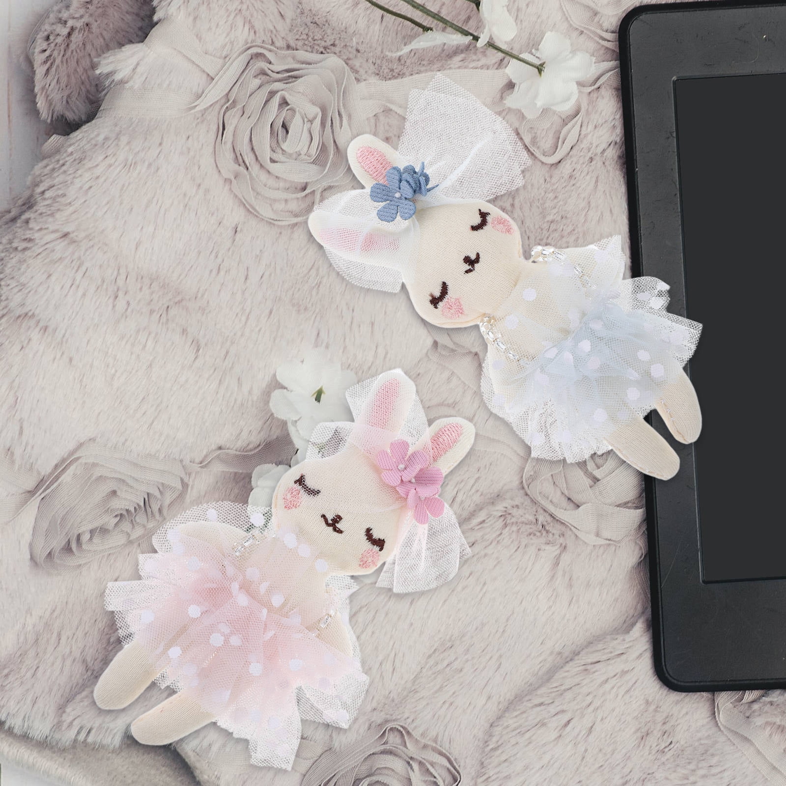 Raindrops DIY Mini Plush Rabbit Doll Craft Supplies Soft Assorted Color ...