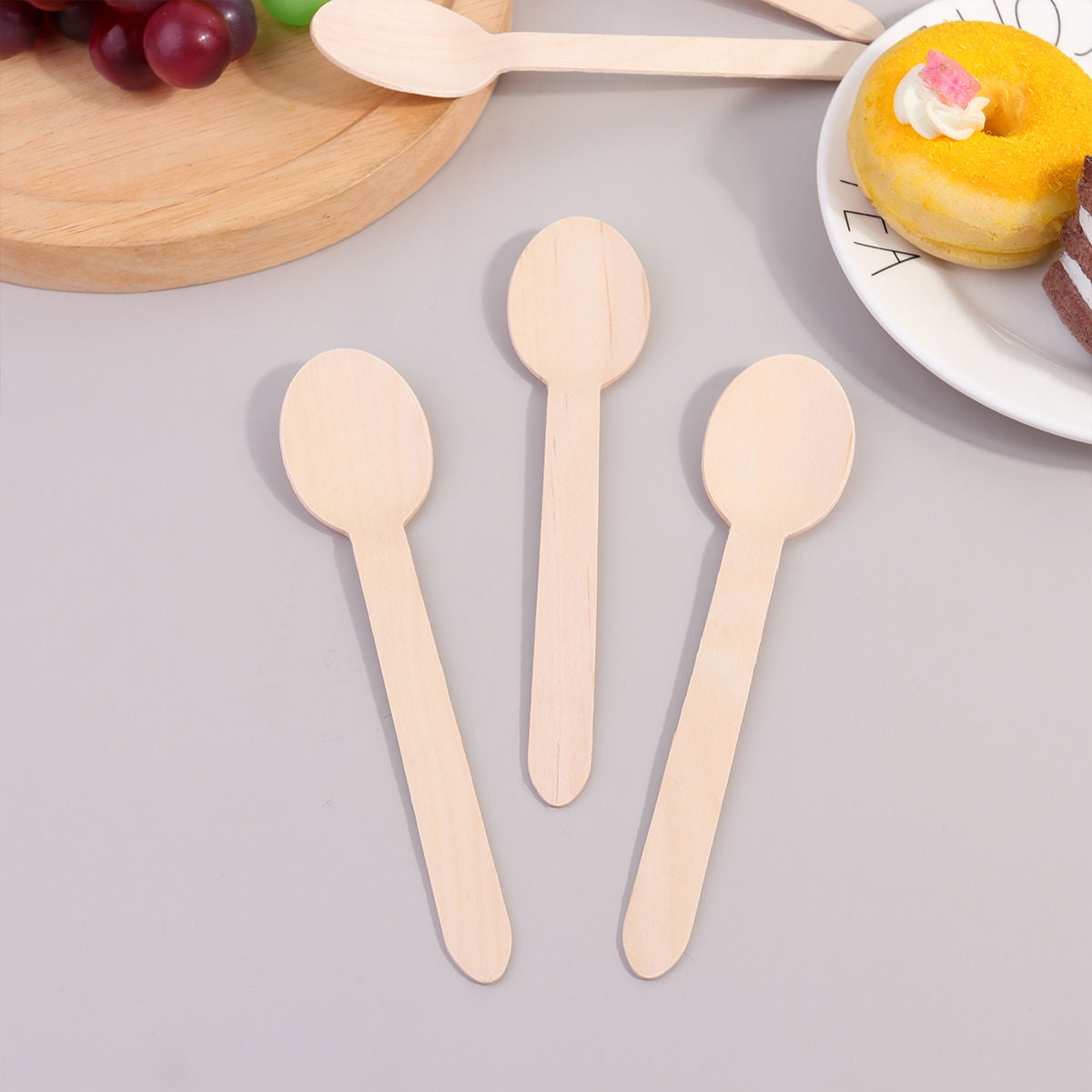 Raindrops DIY Wood Spoon for Craft Painting and Art Projects Beige ...