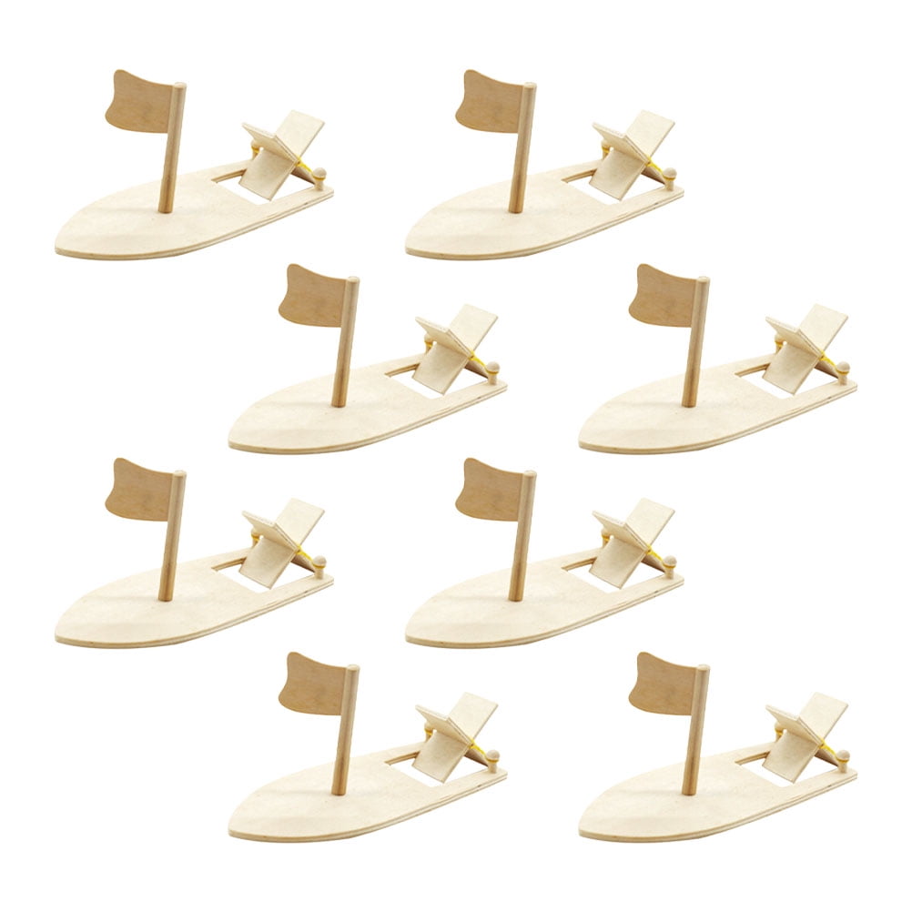 Raindrops DIY Wooden Sailboat for Kids Decoration at Home Khaki Color ...