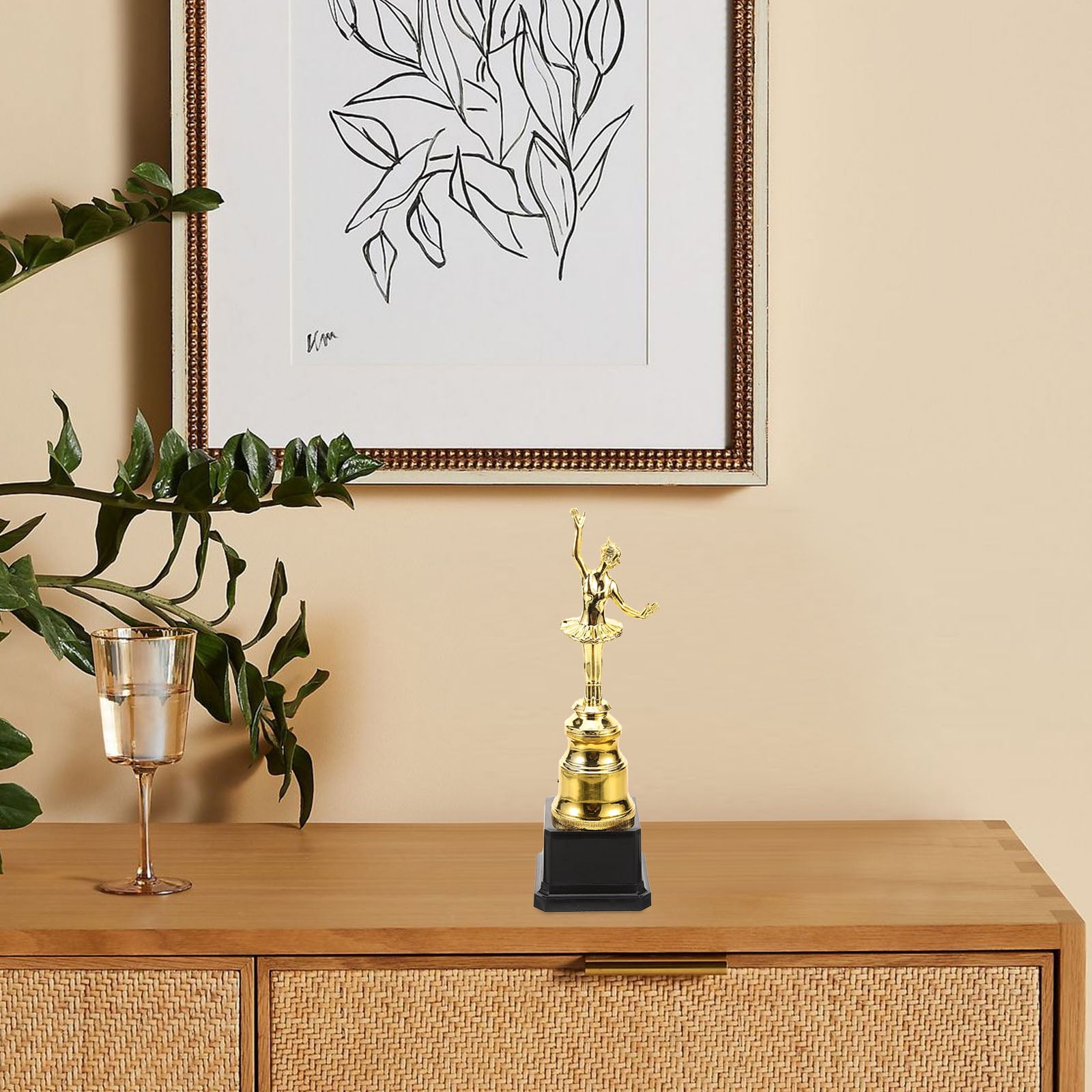 Raindrops Dance Competition Gold Award Ballet Dance Award Trophy Dance ...