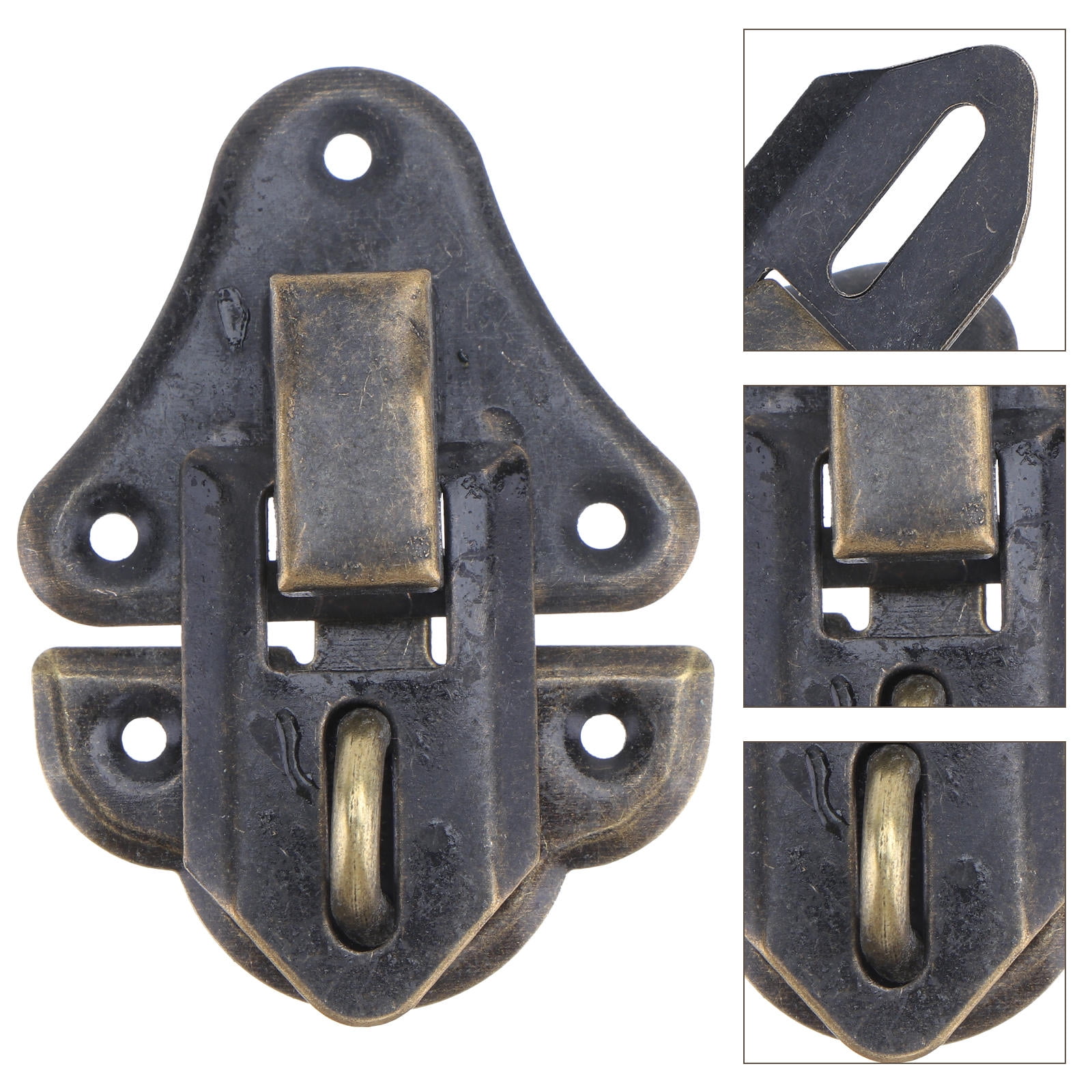 Raindrops Dark Brown Iron Vintage Cabinet Locks Decorative for Jewelry ...