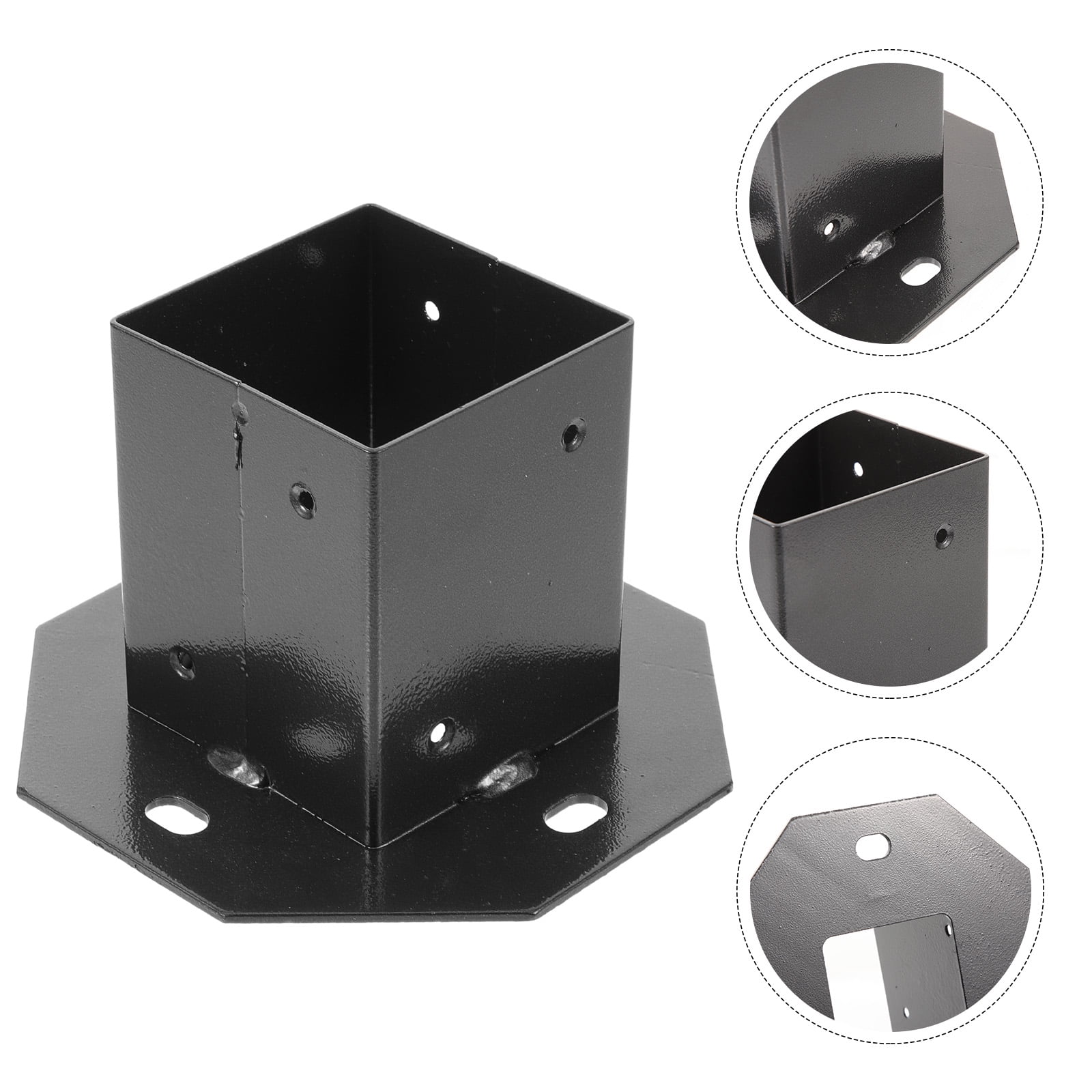 Raindrops Deck Railing Brackets Mailbox Posts Replacement Base Outdoors ...