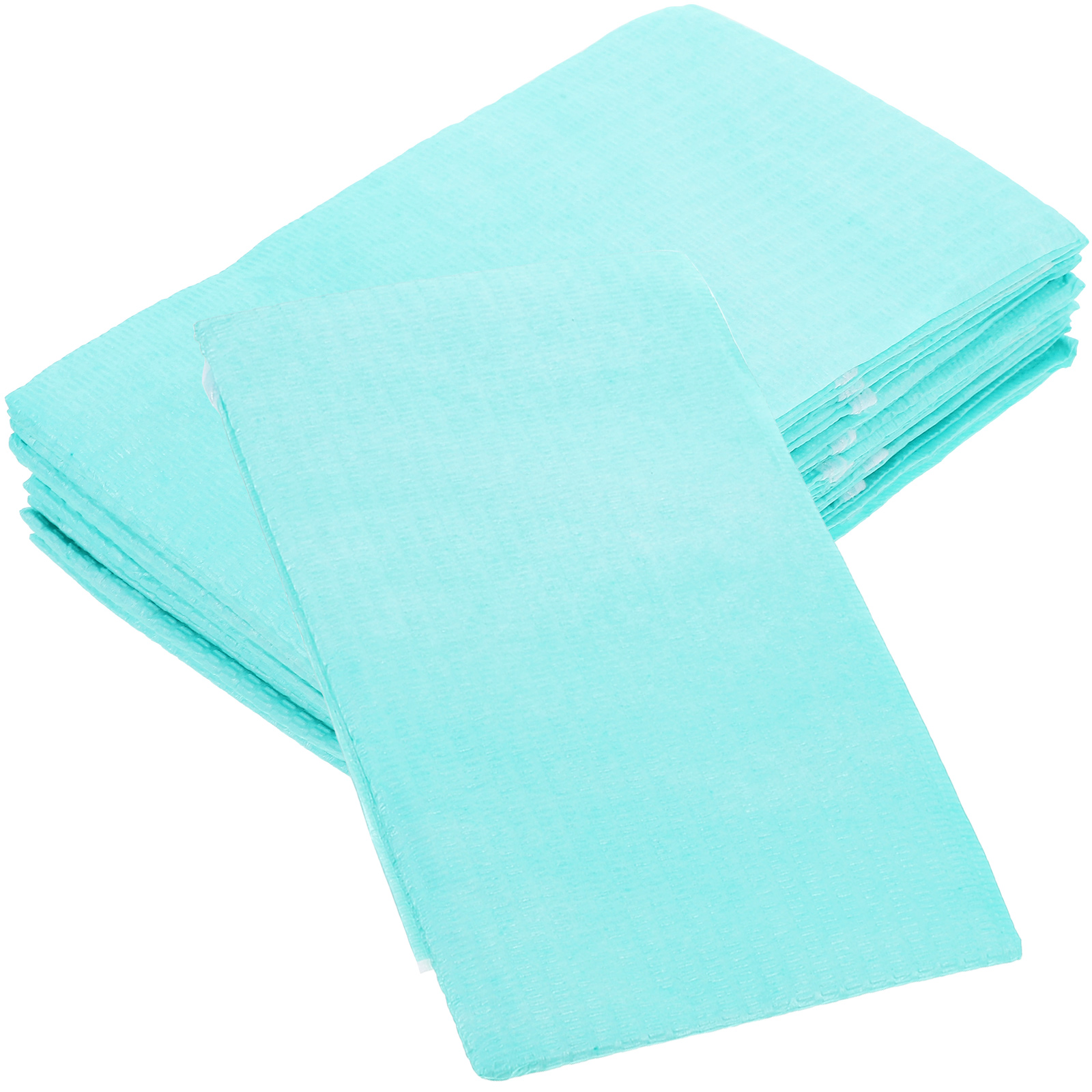 Raindrops Dental Bibs with Polyethylene Backing for Dentist Use Blue ...