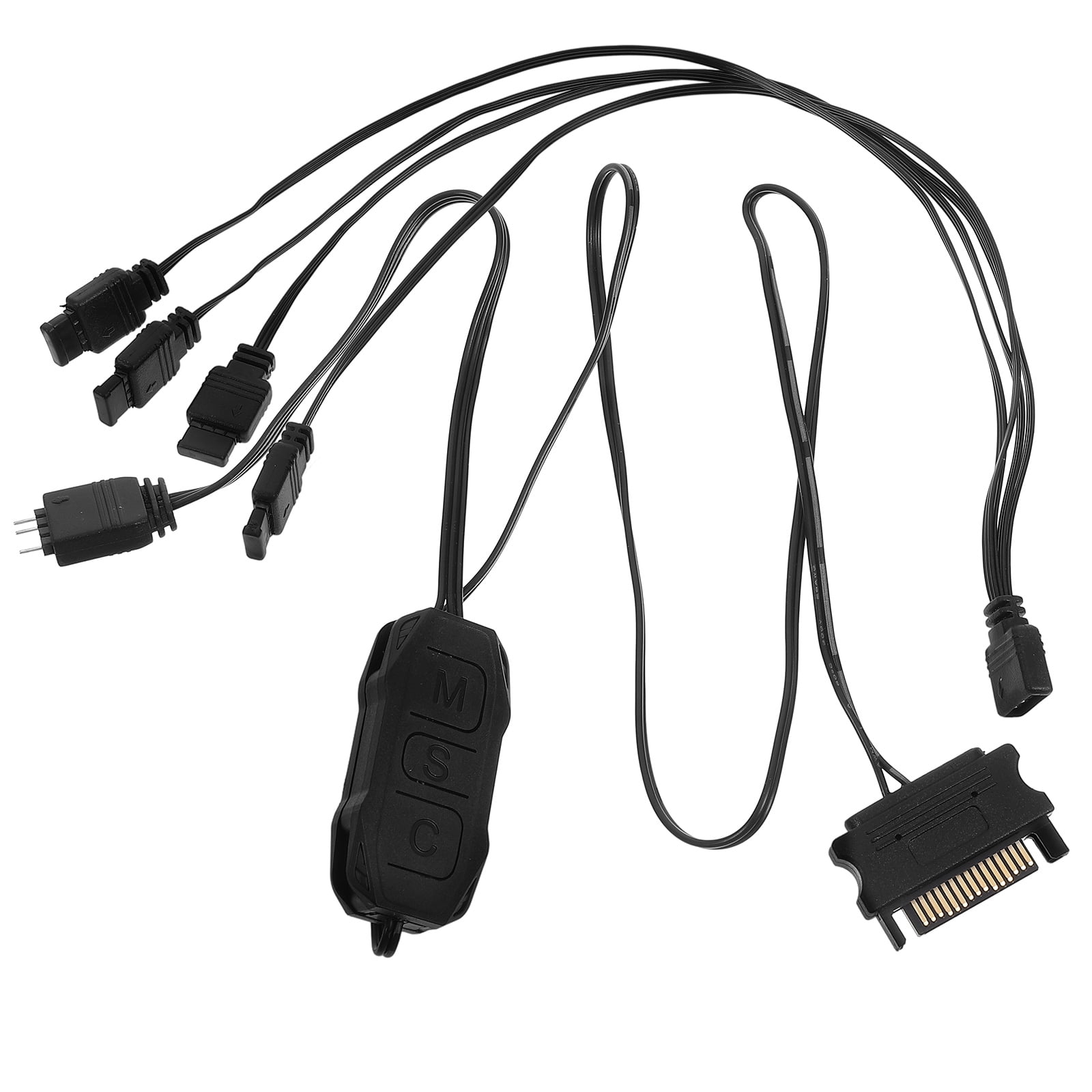 Raindrops Desktop Computer Host LED Wired Wifi Controller Holder Travel ...