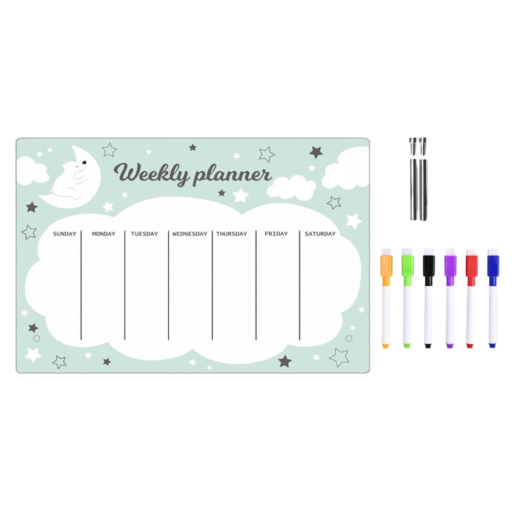 Raindrops Desktop Dry Board Eraser Note Planning Whiteboard Portable ...