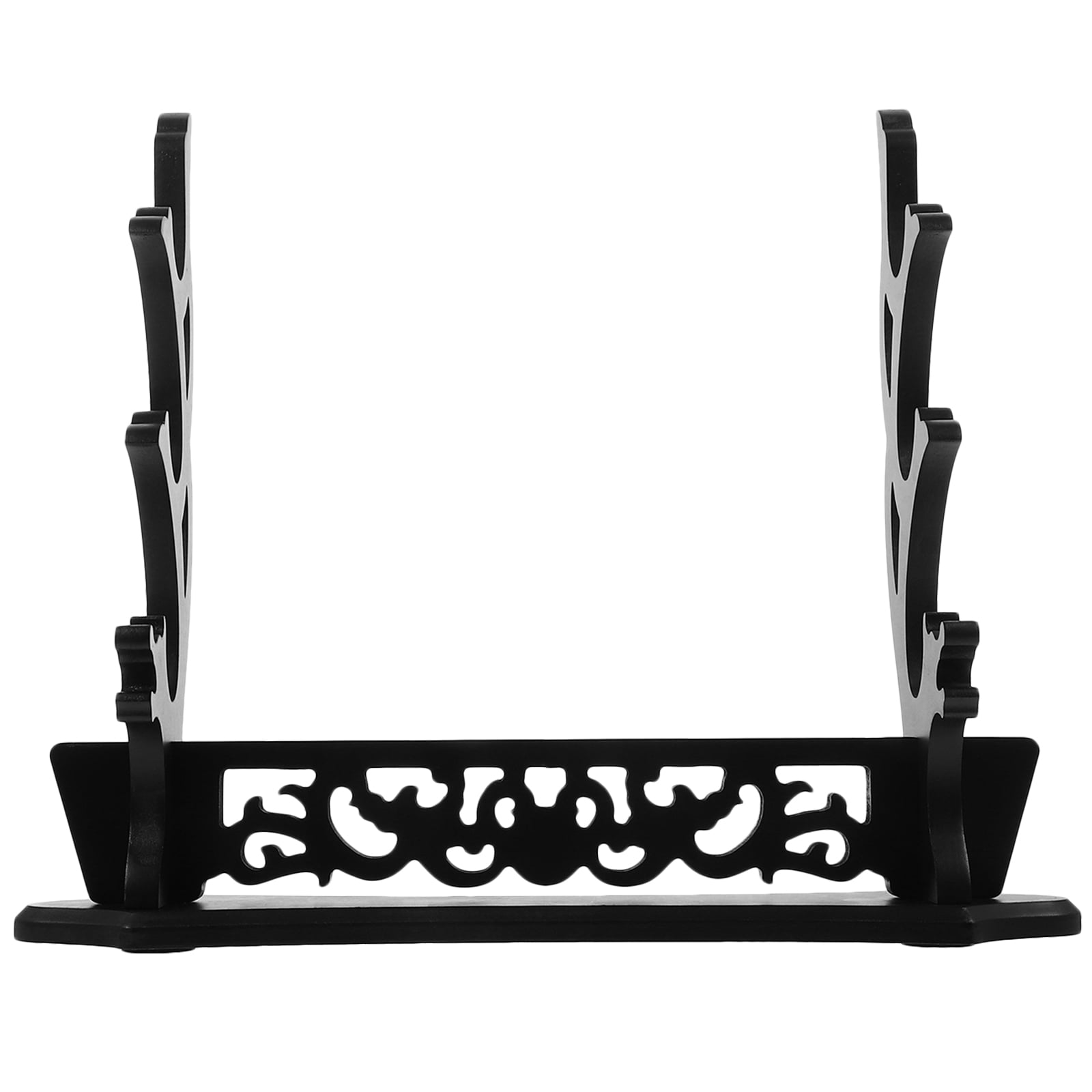 Raindrops Sword Bracket Black Wood 1Pack 15.7x7.5x3.9in - Walmart.com
