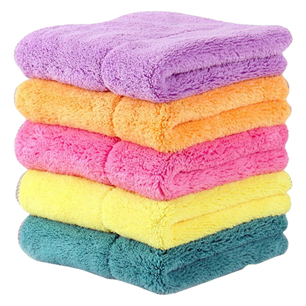 COMPUKAS Premium Bamboo Fiber Dishwashing Rags 2pcs for Kitchen Use 11 ...