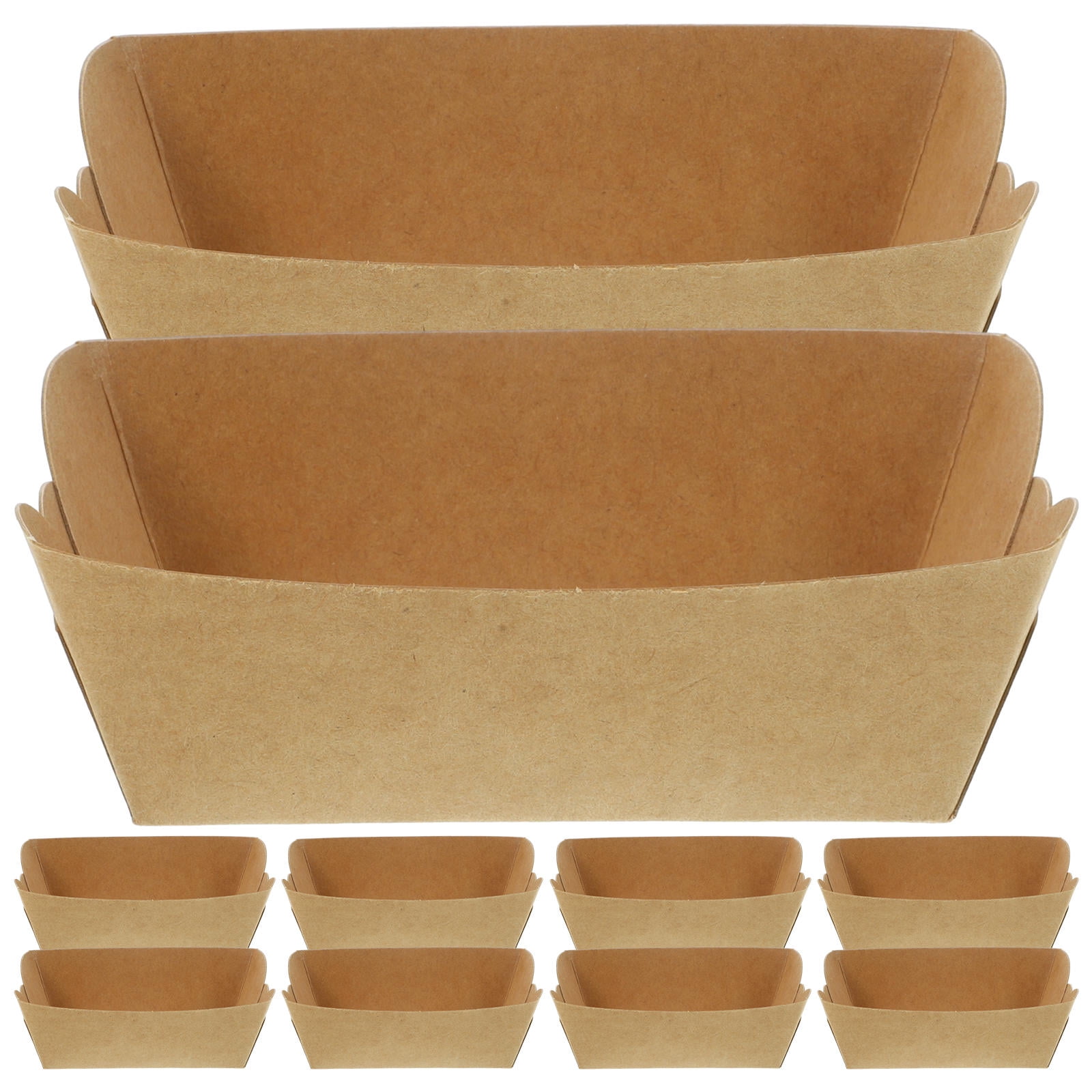 Raindrops Disposable Kraft Paper Food Boxes for Dessert Packing Firm ...