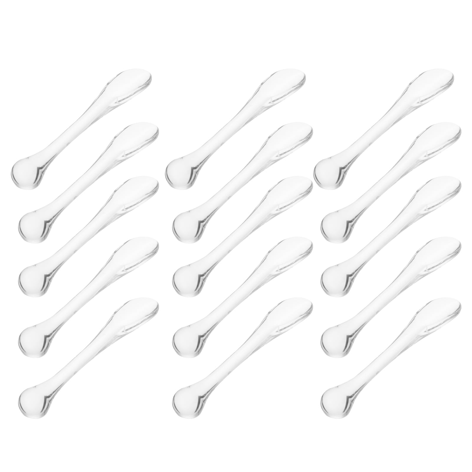 Raindrops Disposable Spatulas Makeup 15Pack Facial Cream Spoons for ...