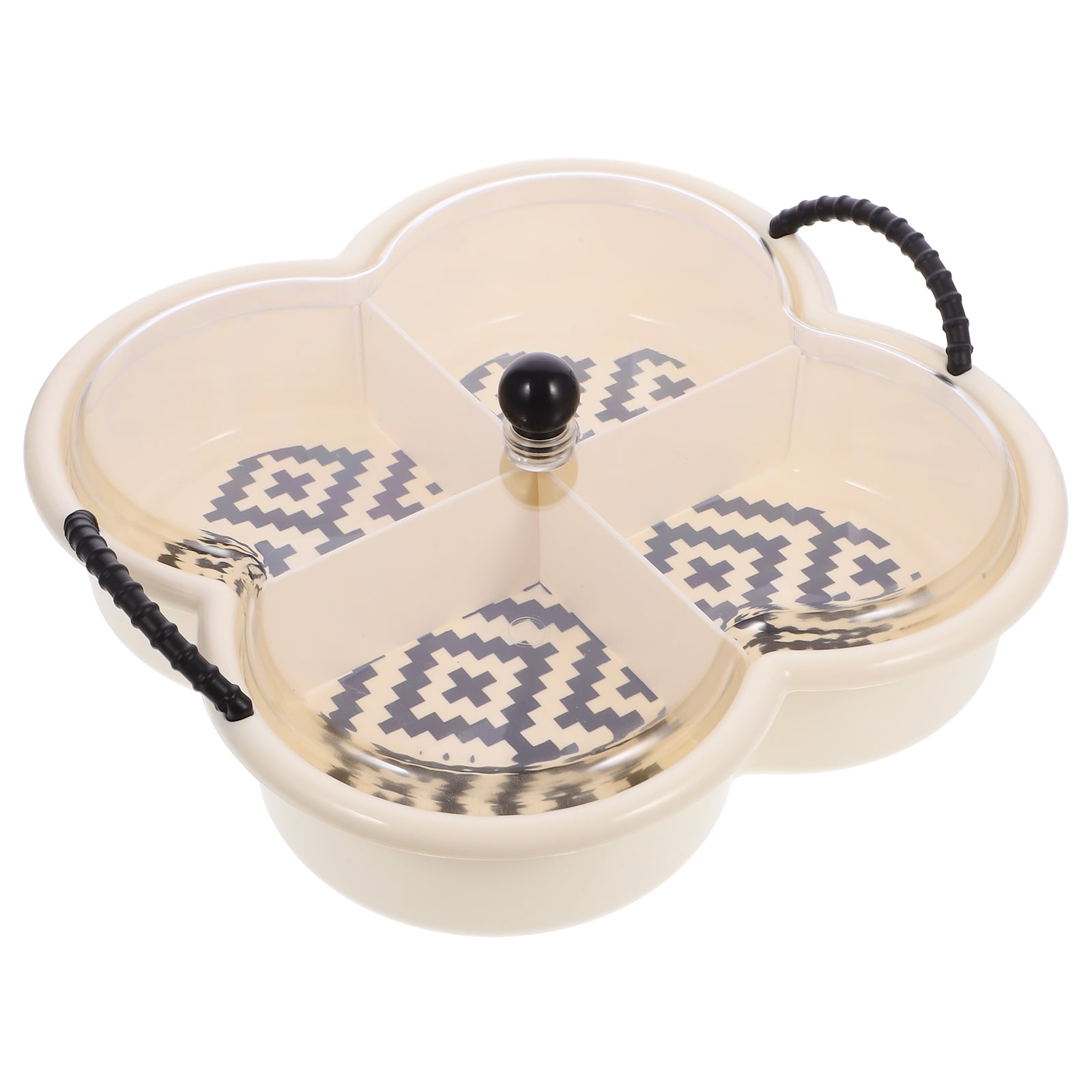 Raindrops Divided Serving Dish Candy Nut Container Snack Fruits ...