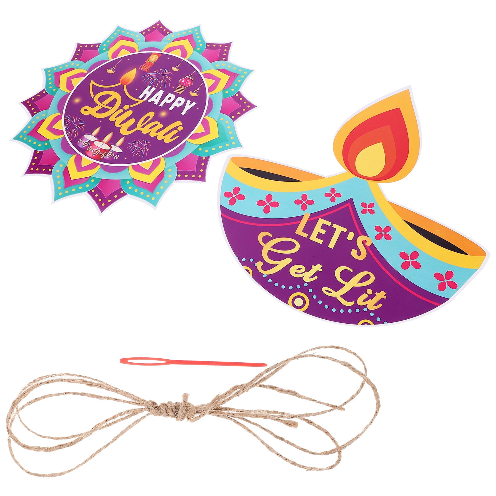 Raindrops Diwali Festival Party Decorations with 10pcs Paper Hanging ...