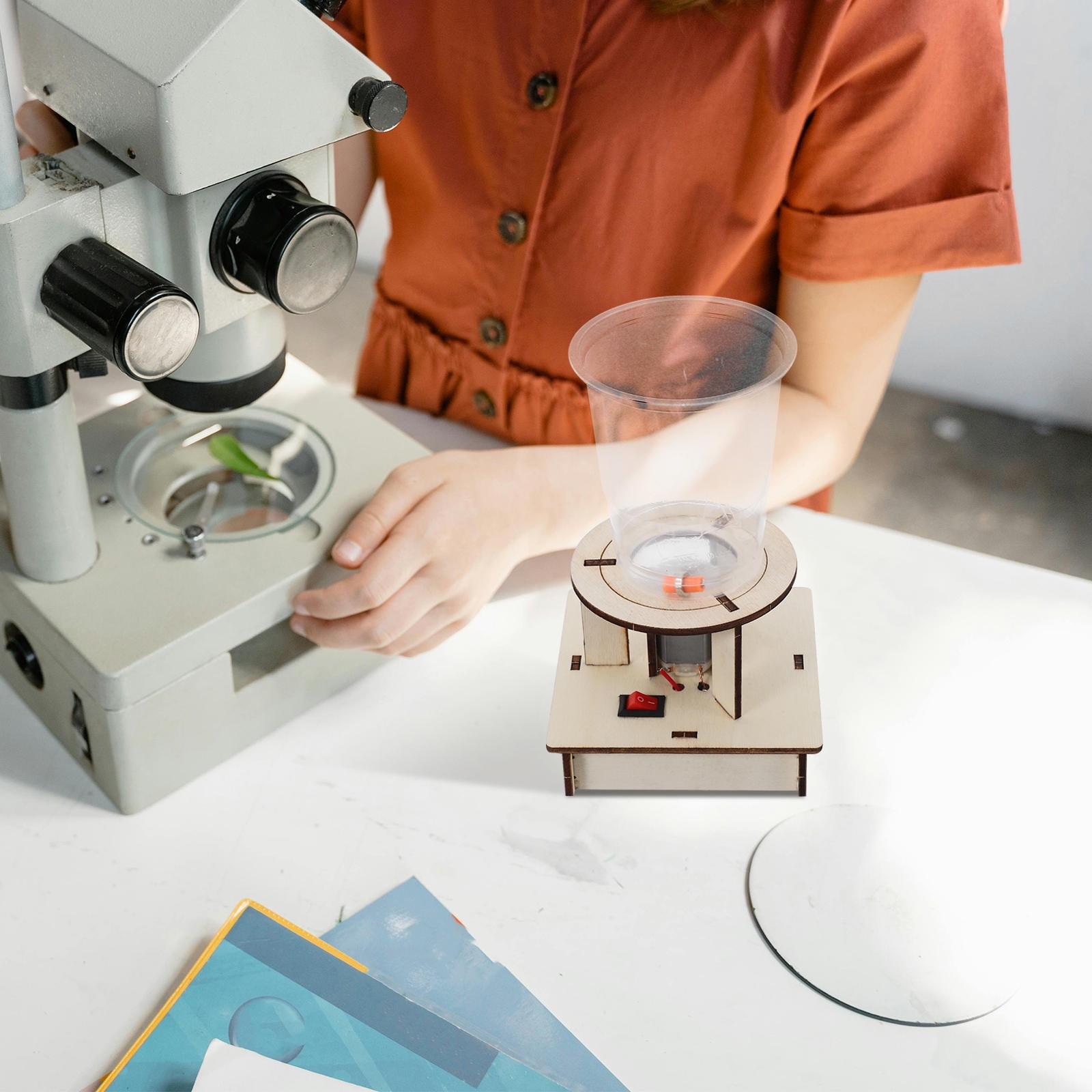 Raindrops Diy Electric Water Tornado Science Kit 1 Set Stem Educational ...